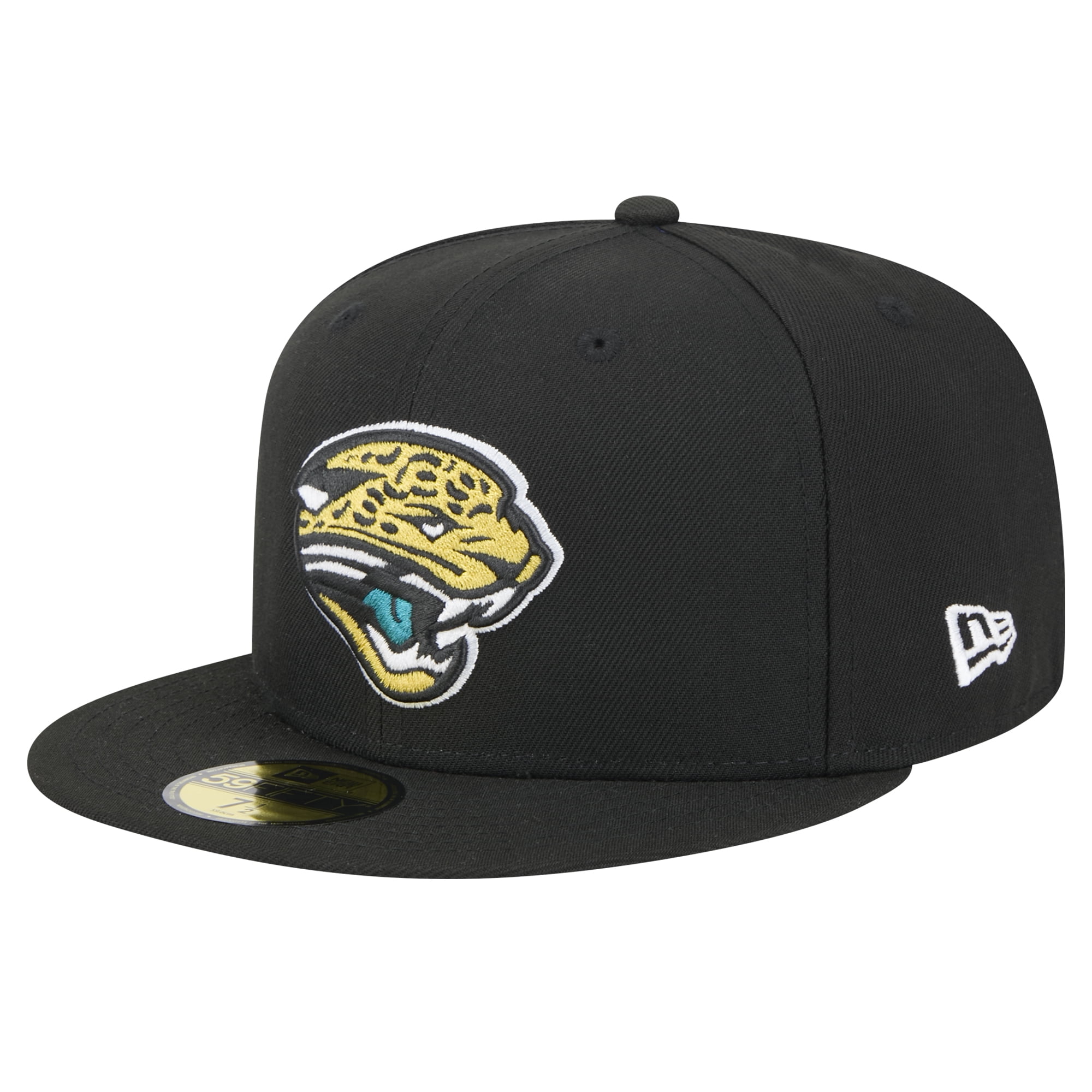 Men's New Era Black Jacksonville Jaguars Throwback Main 59FIFTY Fitted ...