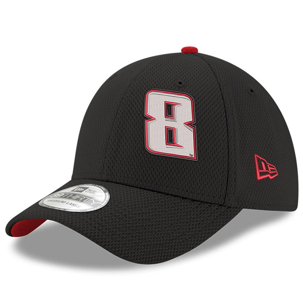 Men's New Era Black Kyle Busch 39THIRTY Panel Flex Hat - Walmart.com