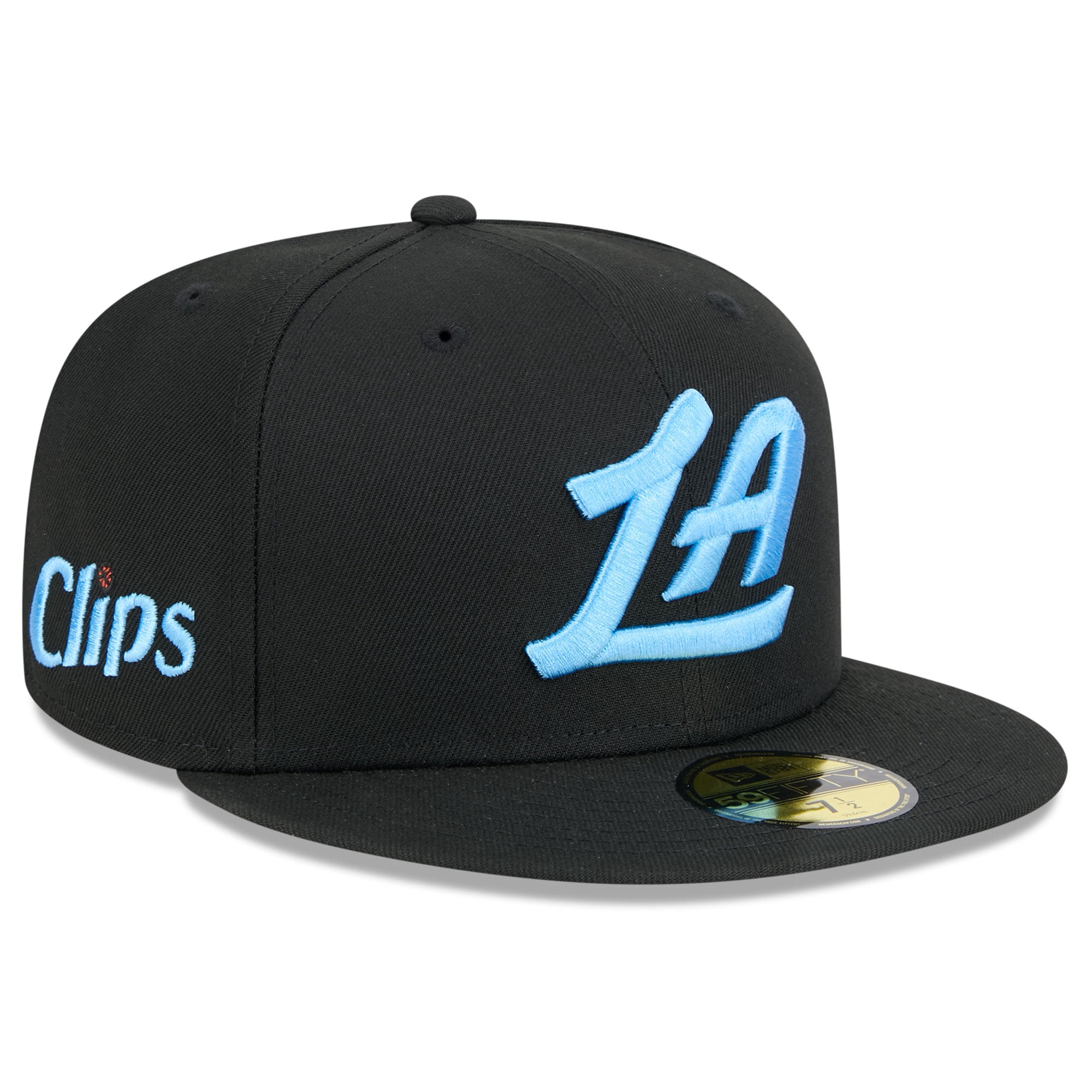 Men's New Era Black LA Clippers 2024/25 City Edition Alternate 59FIFTY ...