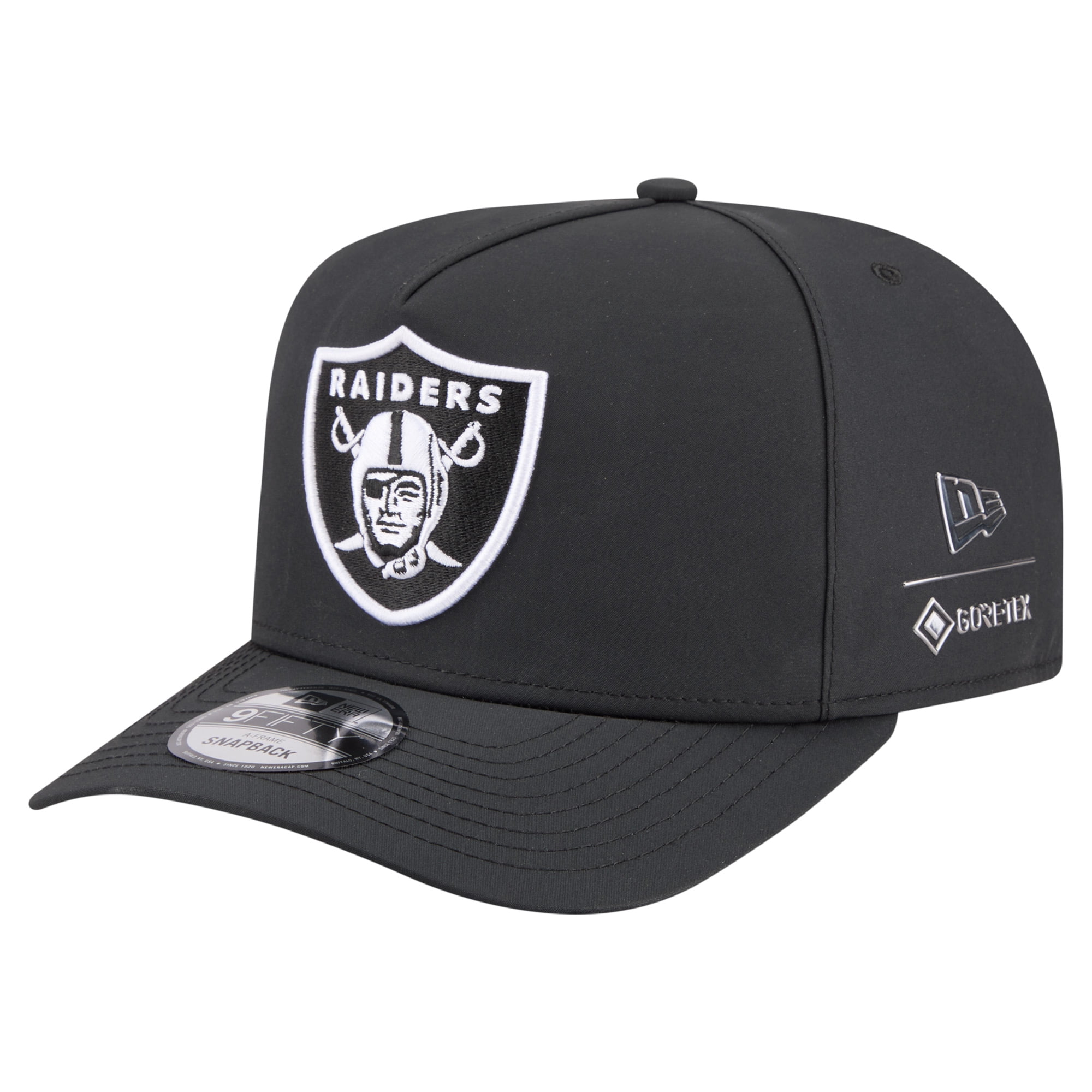 Men's New Era Black Las Vegas Raiders Gore-Tex A-Frame 9FIFTY ...