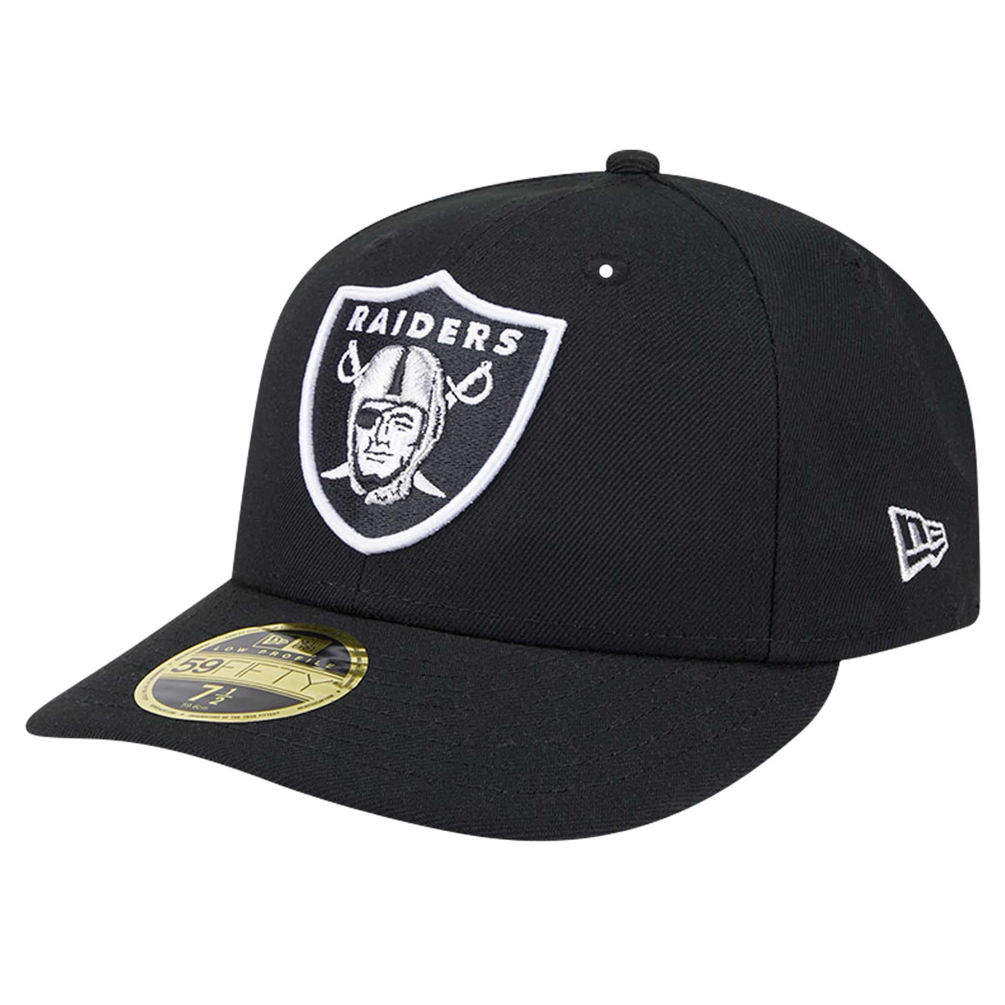Men's New Era Black Las Vegas Raiders Omaha Low Profile 59FIFTY Fitted ...