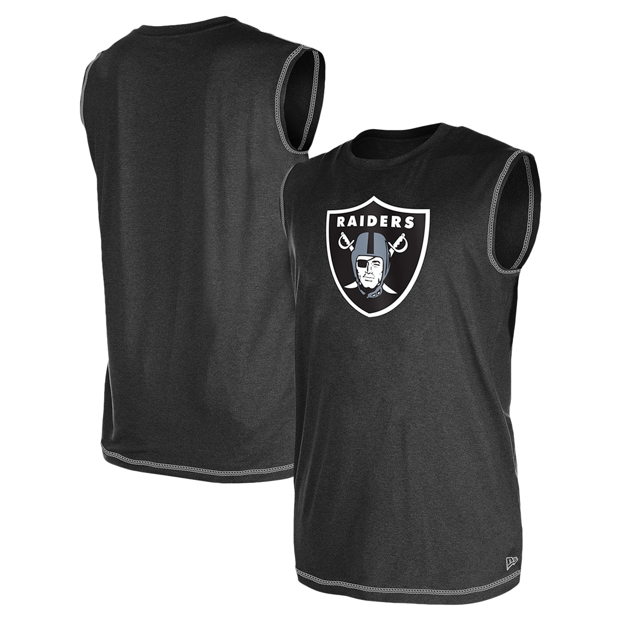 Men's New Era Black Las Vegas Raiders Tank Top - Walmart.com