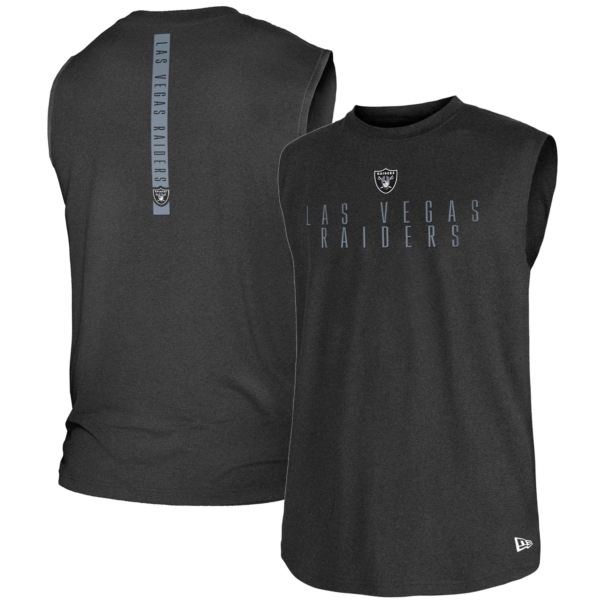 Men's New Era Black Las Vegas Raiders Team Muscle Tank Top - Walmart.com