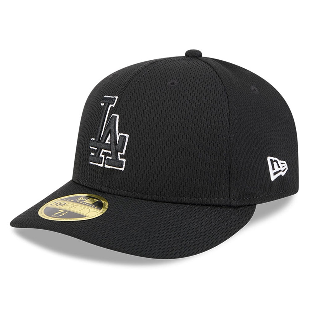 Men's New Era Black Los Angeles Dodgers 2025 MLB Clubhouse Low Profile 59FIFTY Fitted Hat ...