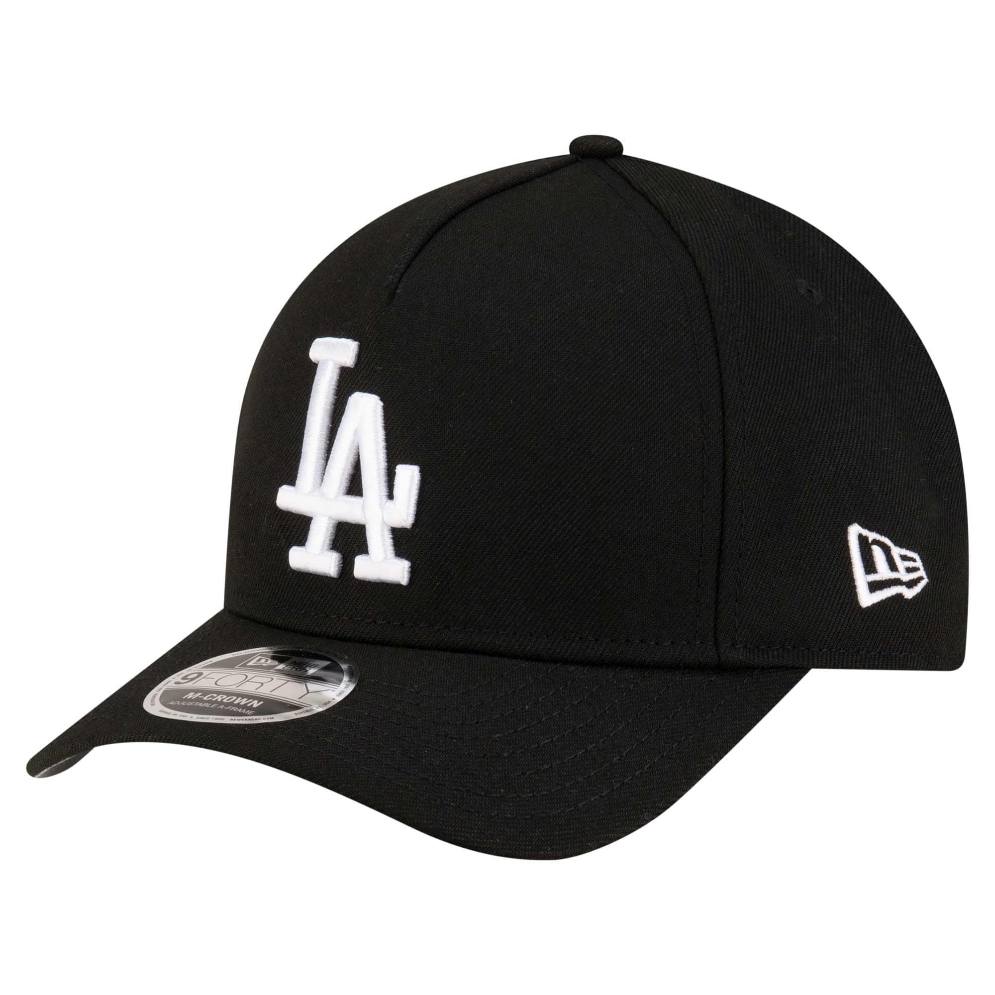 Men's New Era Black Los Angeles Dodgers Player Replica 9FORTY ...