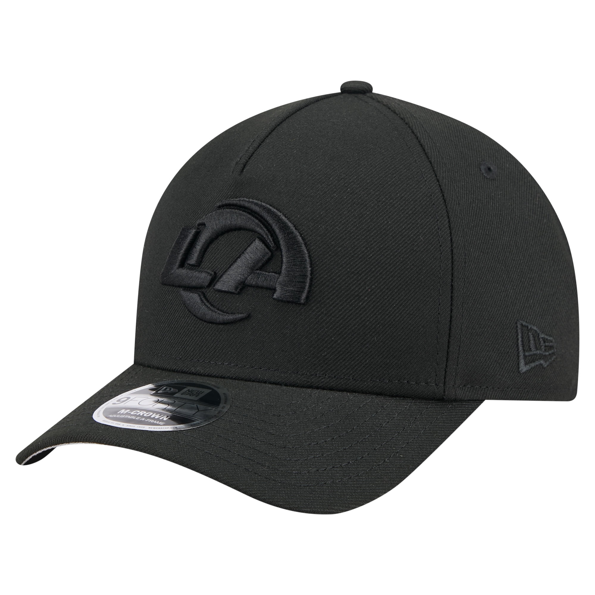 Men's New Era Black Los Angeles Rams Team Collection 9FORTY M-Crown A ...