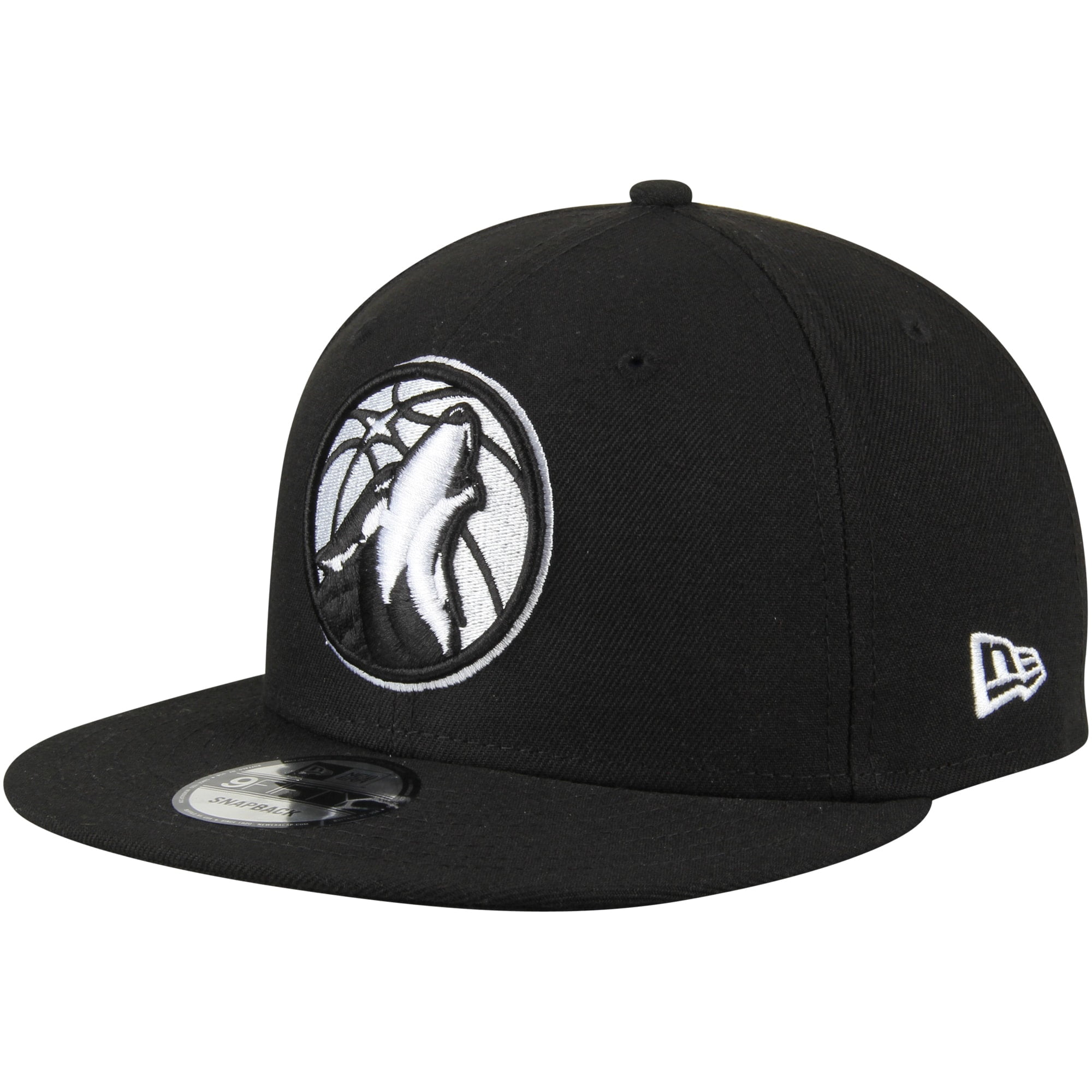 Black Timberwolves Hat