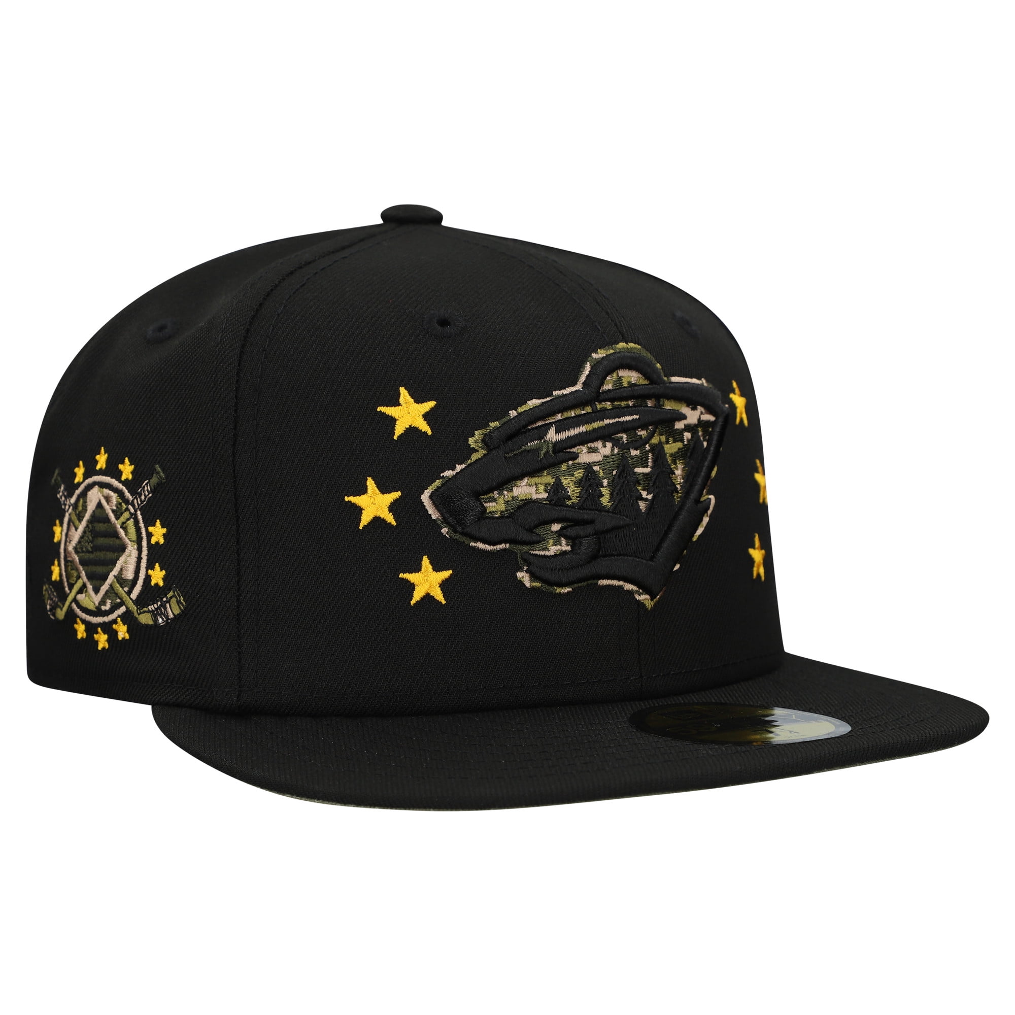 Men's New Era Black Minnesota Wild Military Appreciation Digital Camo ...
