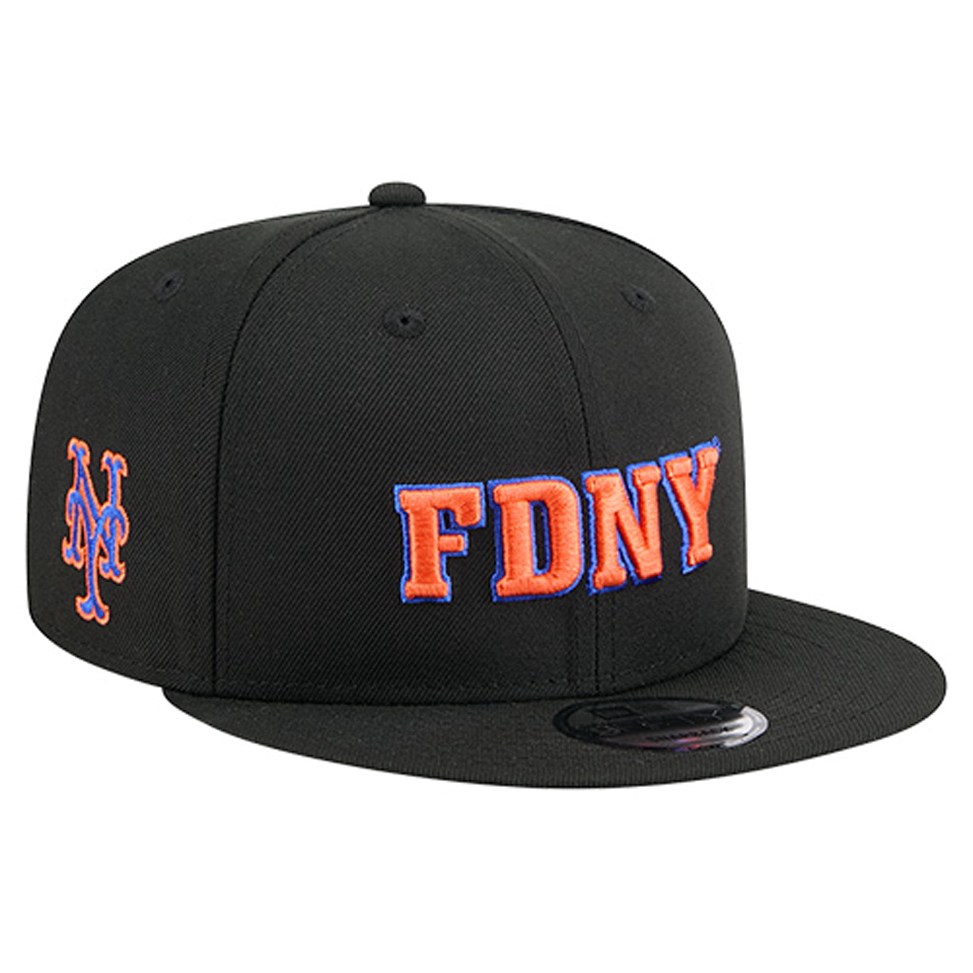 Men's New Era Black New York Mets FDNY 9FIFTY Snapback Hat - Walmart.com