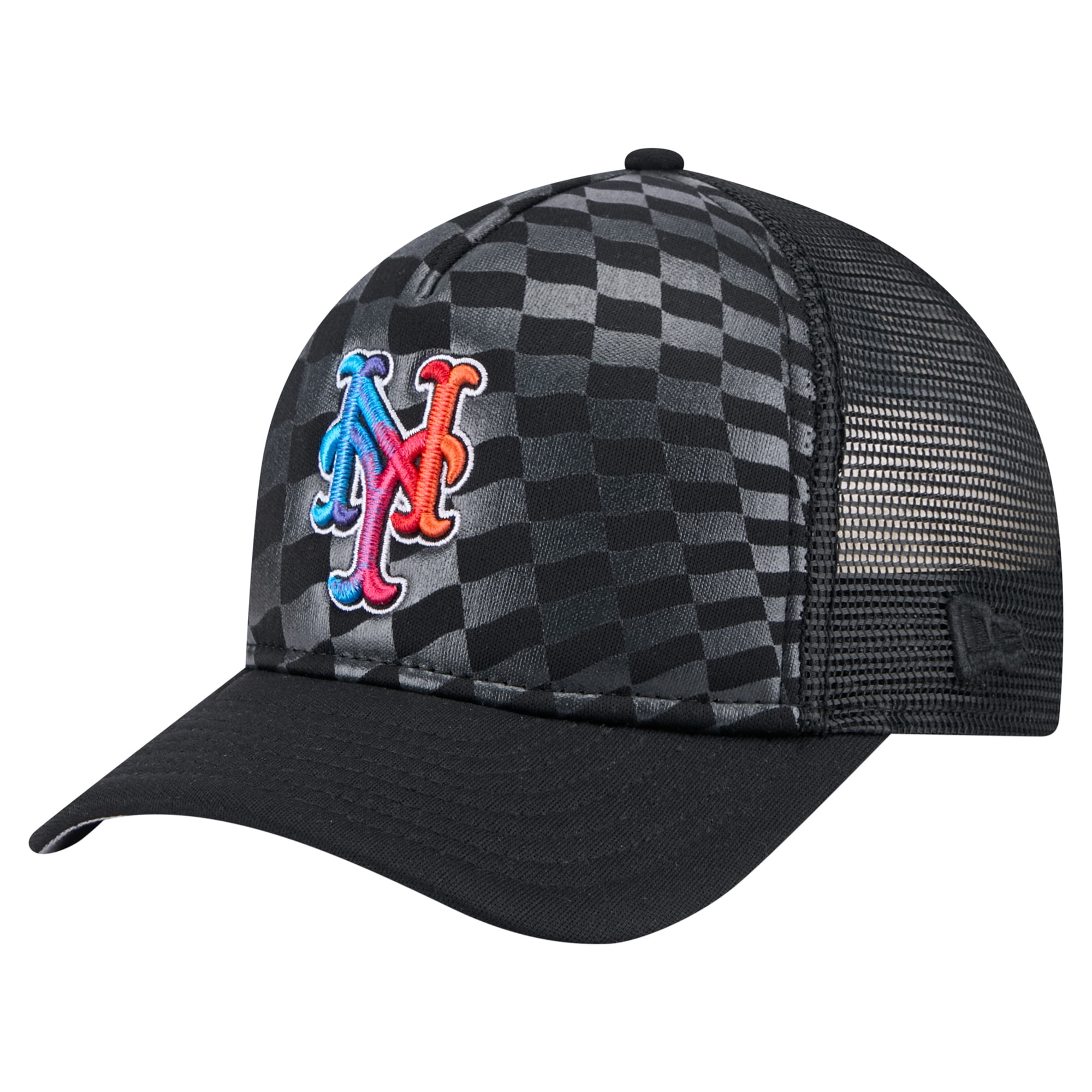 Men's New Era Black New York Mets Gradient 9FORTY A-Frame M-Crown ...