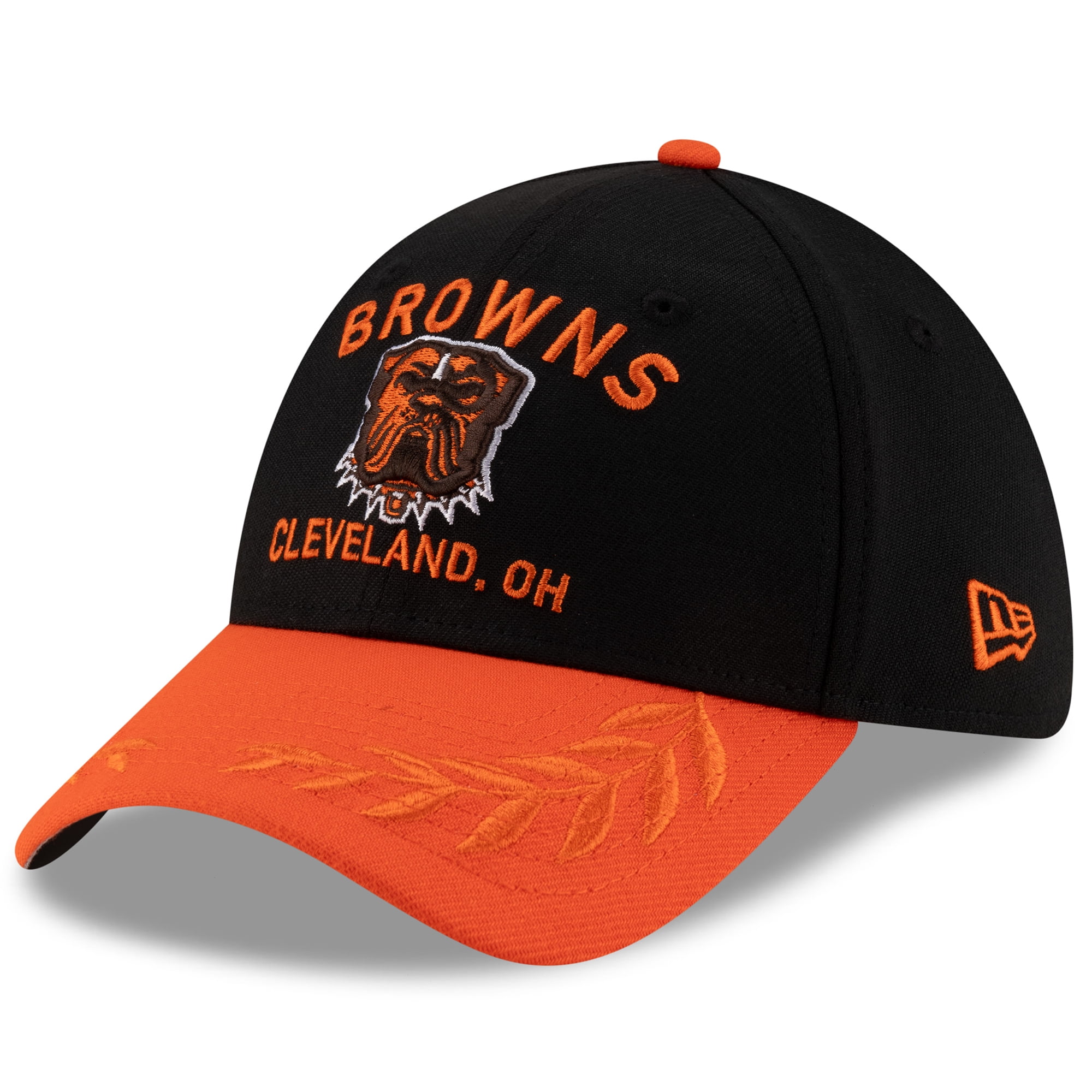 Men's New Era Black/Orange Cleveland Browns 2025 NFL Draft 39THIRTY ...