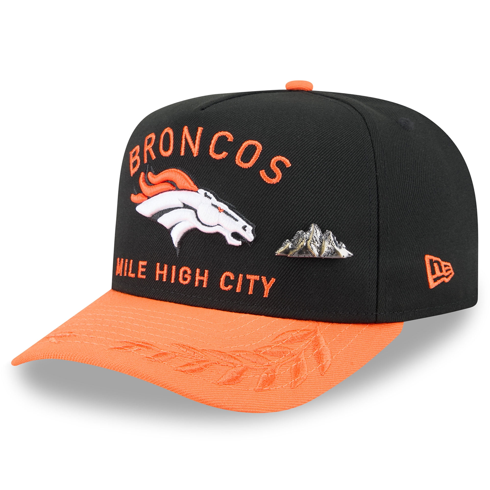 Men's New Era Black/Orange Denver Broncos 2025 NFL Draft On Stage A ...