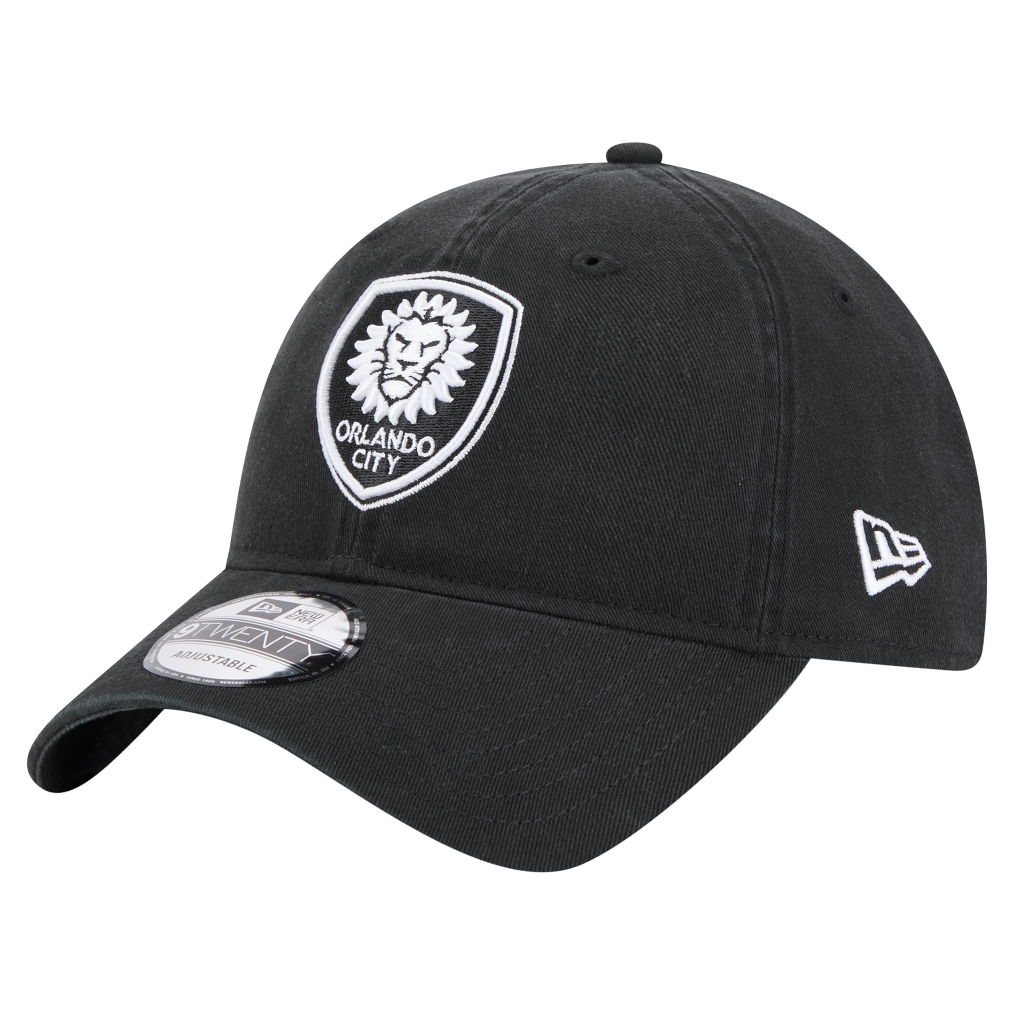Men's New Era Black Orlando City SC 2025 Kickoff 9TWENTY Adjustable Hat ...