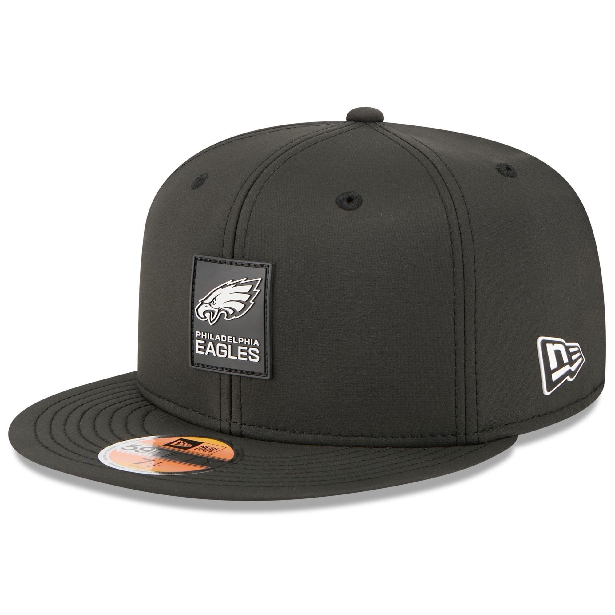 Men's New Era Black Philadelphia Eagles 2025 Sideline 59FIFTY Fitted ...