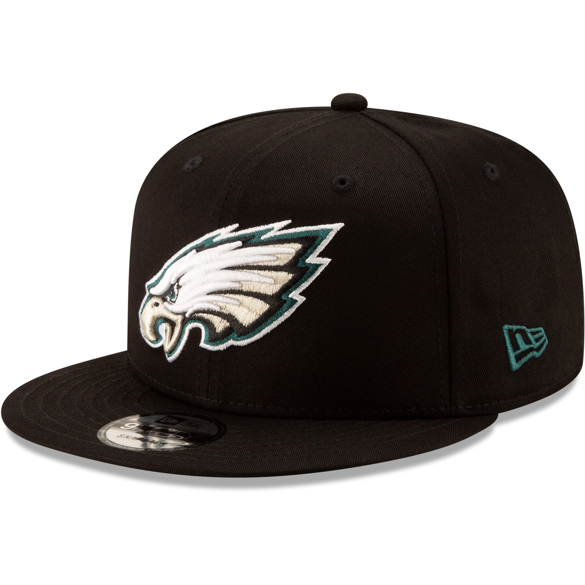 Men's New Era Black Philadelphia Eagles Basic 9FIFTY Adjustable Snapback Hat - Walmart.com