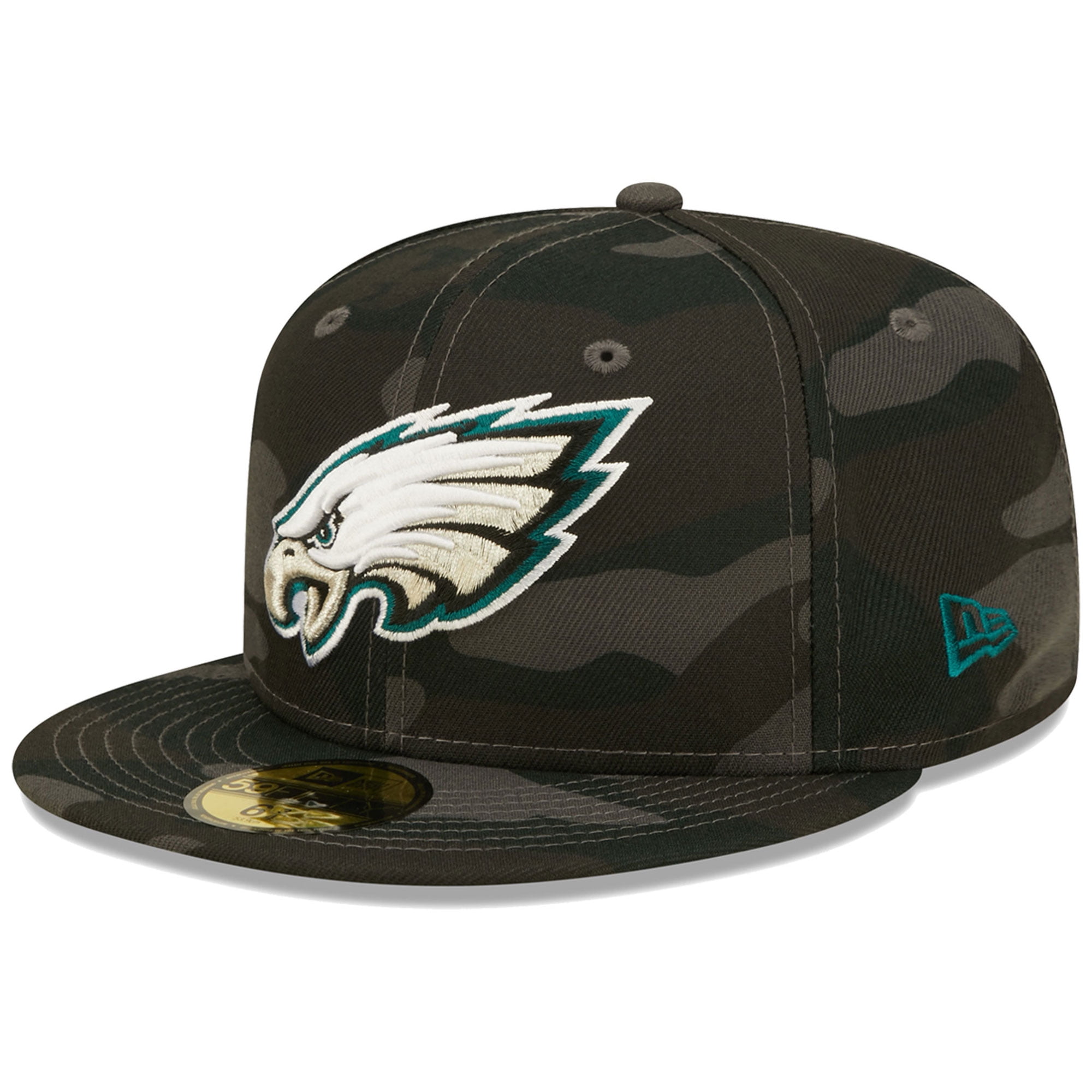 Men's New Era Black Philadelphia Eagles Camo 59FIFTY Fitted Hat ...