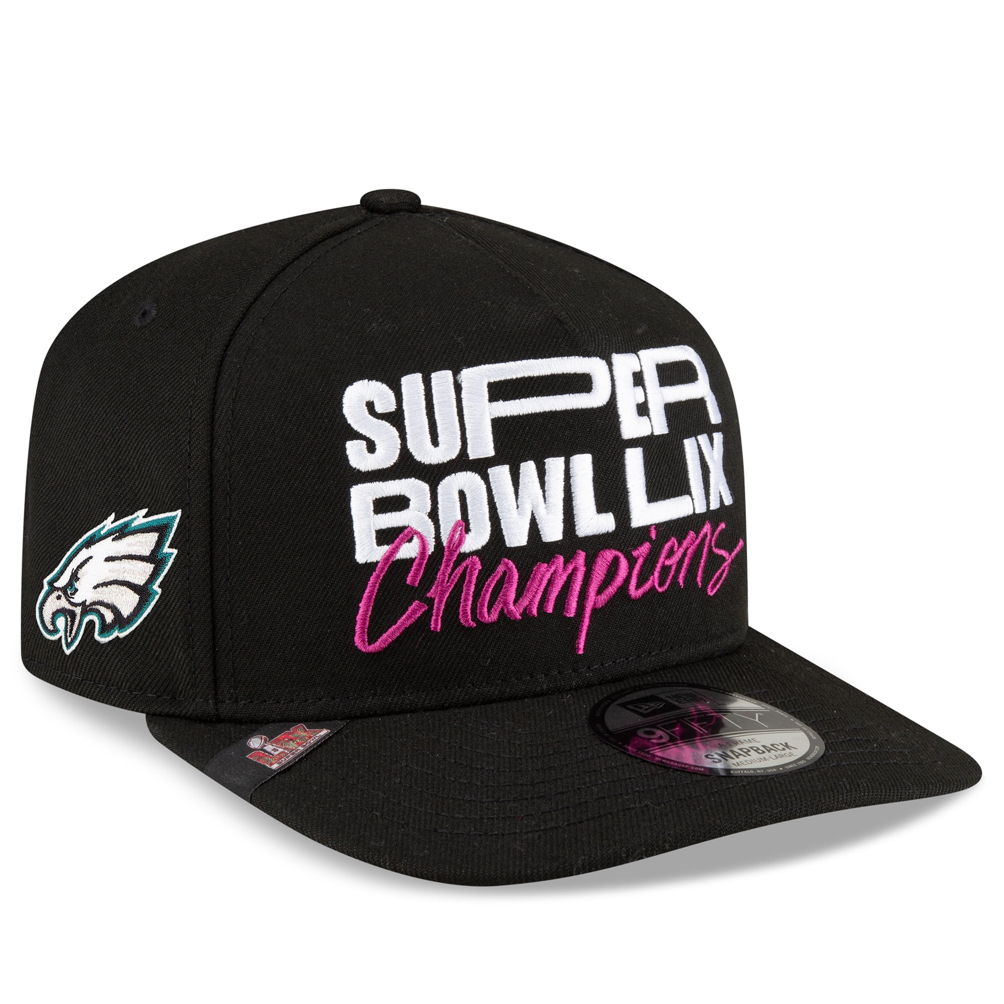 New Era Men's Black Philadelphia Eagles Super Bowl LIX Champions ...
