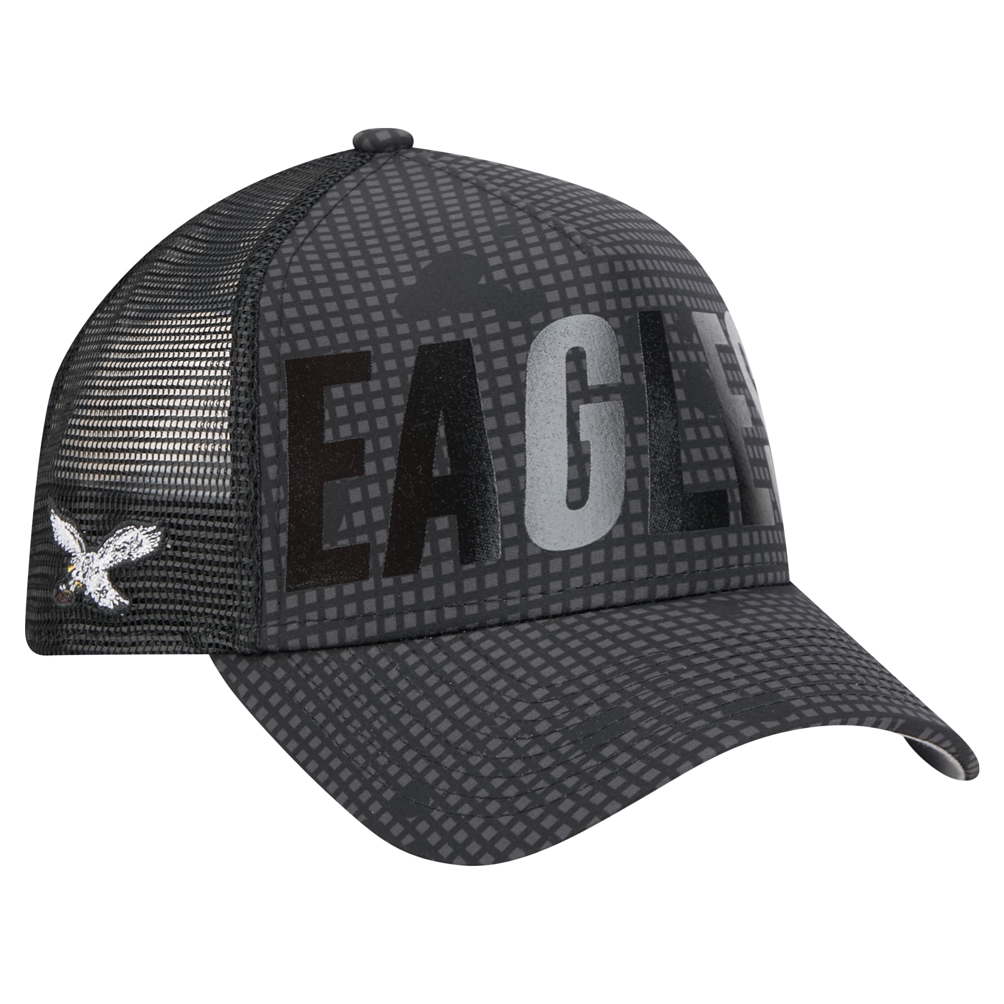 Men's New Era Black Philadelphia Eagles Throwback Midnight Ink Tonal ...