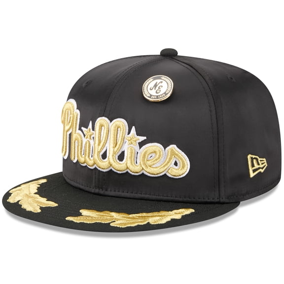 Men's New Era Black San Francisco Giants 2025 59FIFTY Day Gold Leaf ...