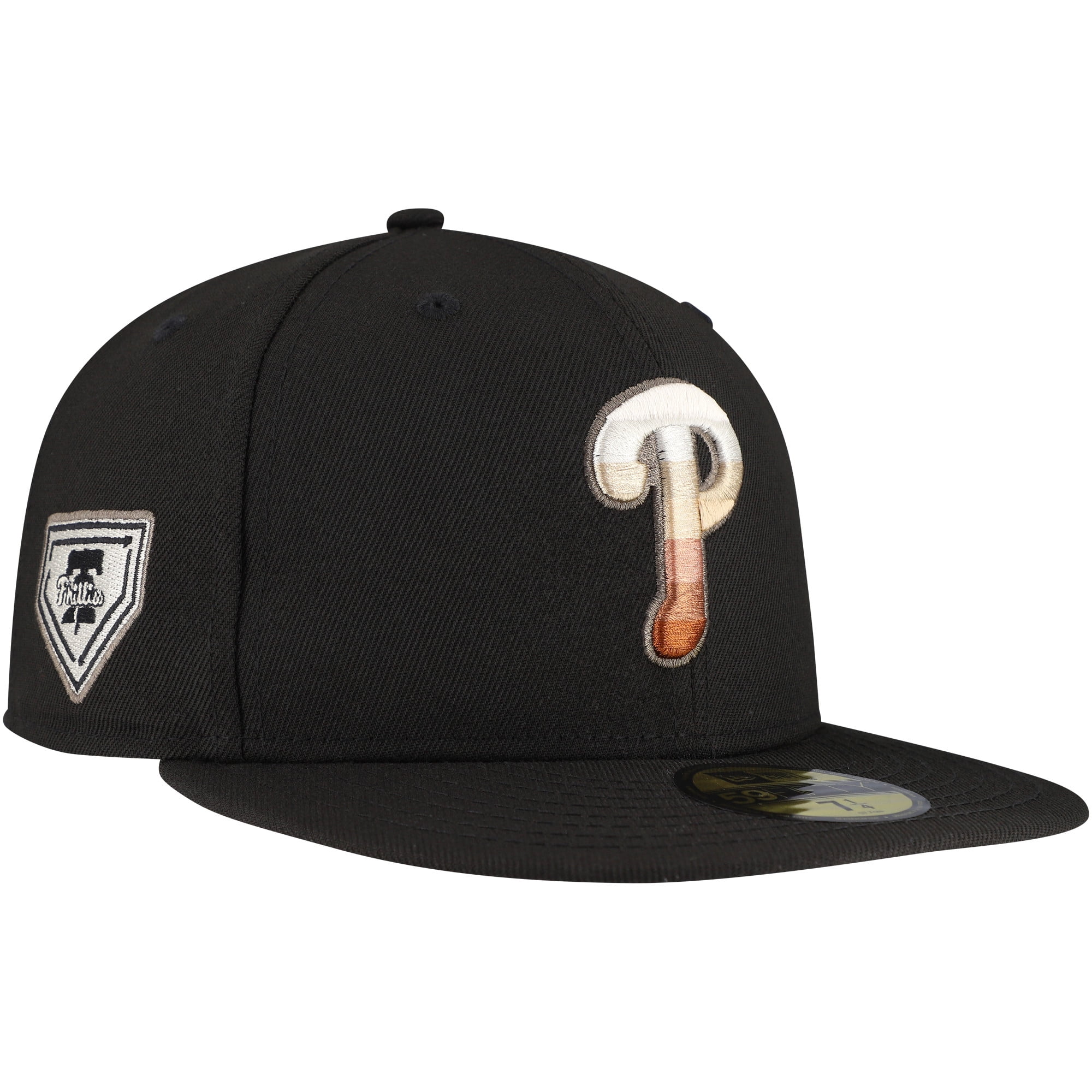 Men's New Era Black Philadelphia Phillies Dune Gradient Side Patch ...