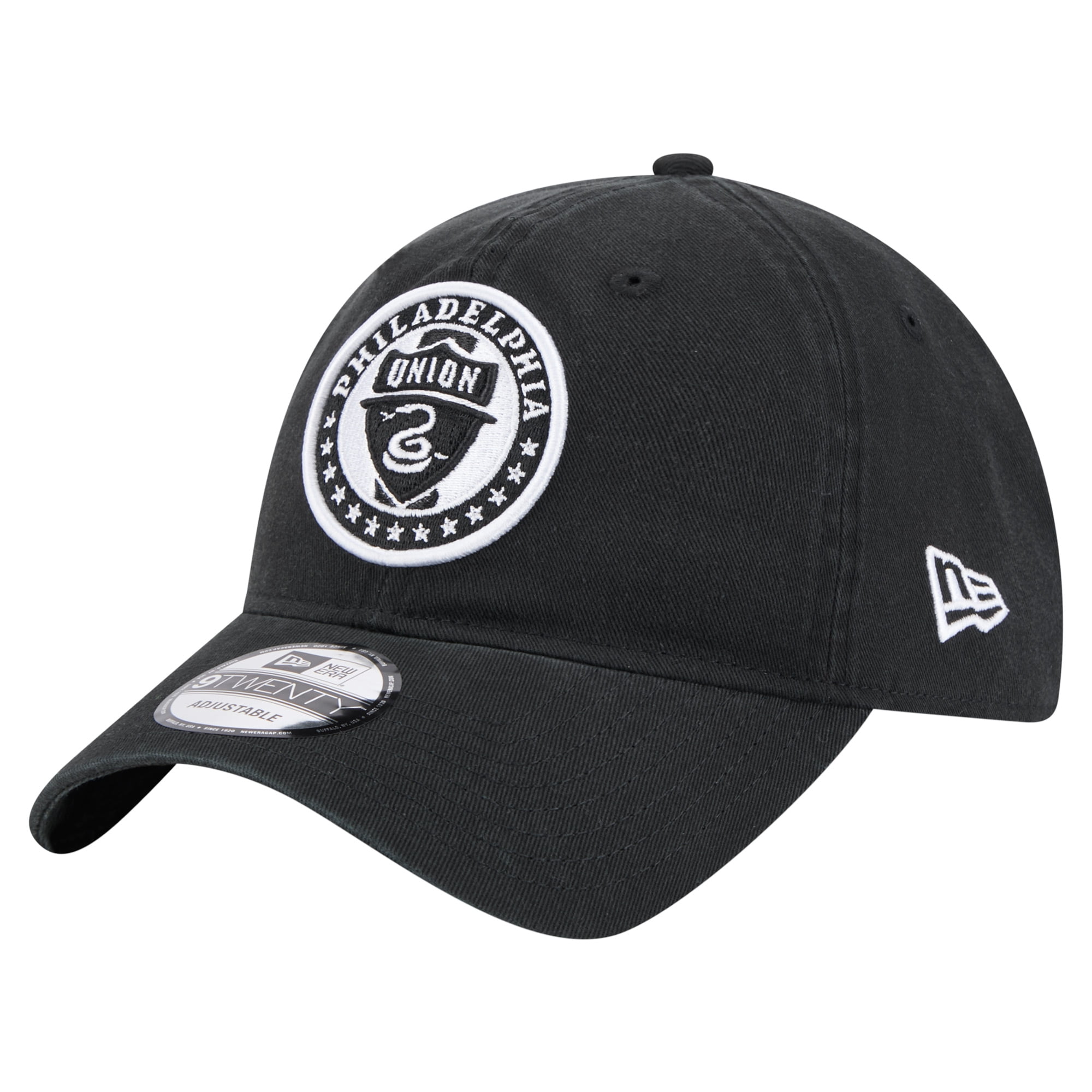 Men's New Era Black Philadelphia Union 2025 Kickoff 9TWENTY Adjustable ...