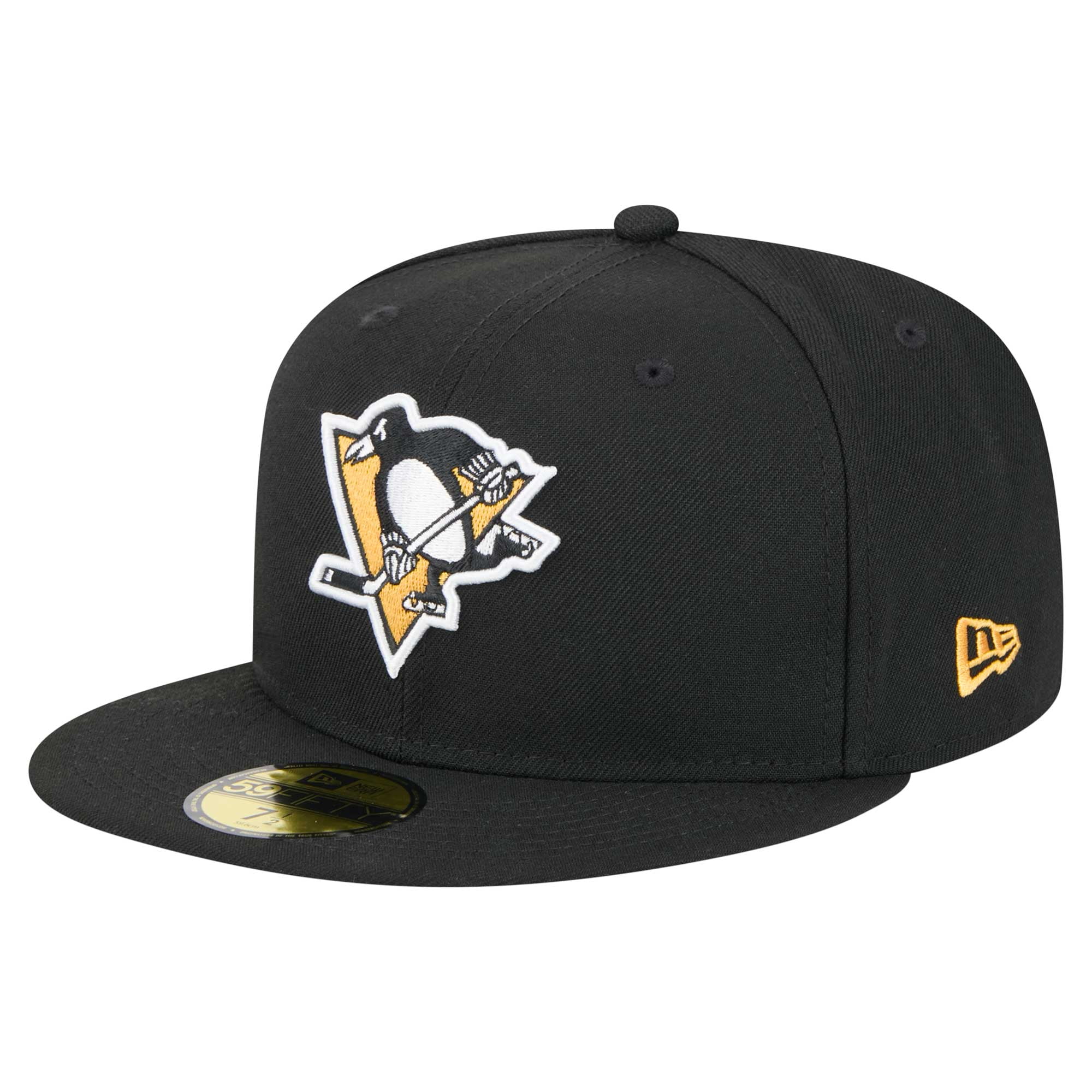 Men's New Era Black Pittsburgh Penguins Core 59FIFTY Fitted Hat ...