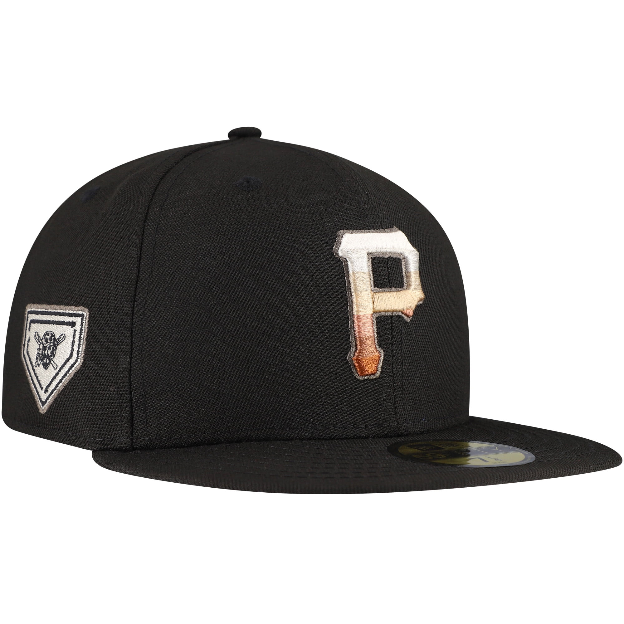 Men's New Era Black Pittsburgh Pirates Dune Gradient Side Patch 59FIFTY ...