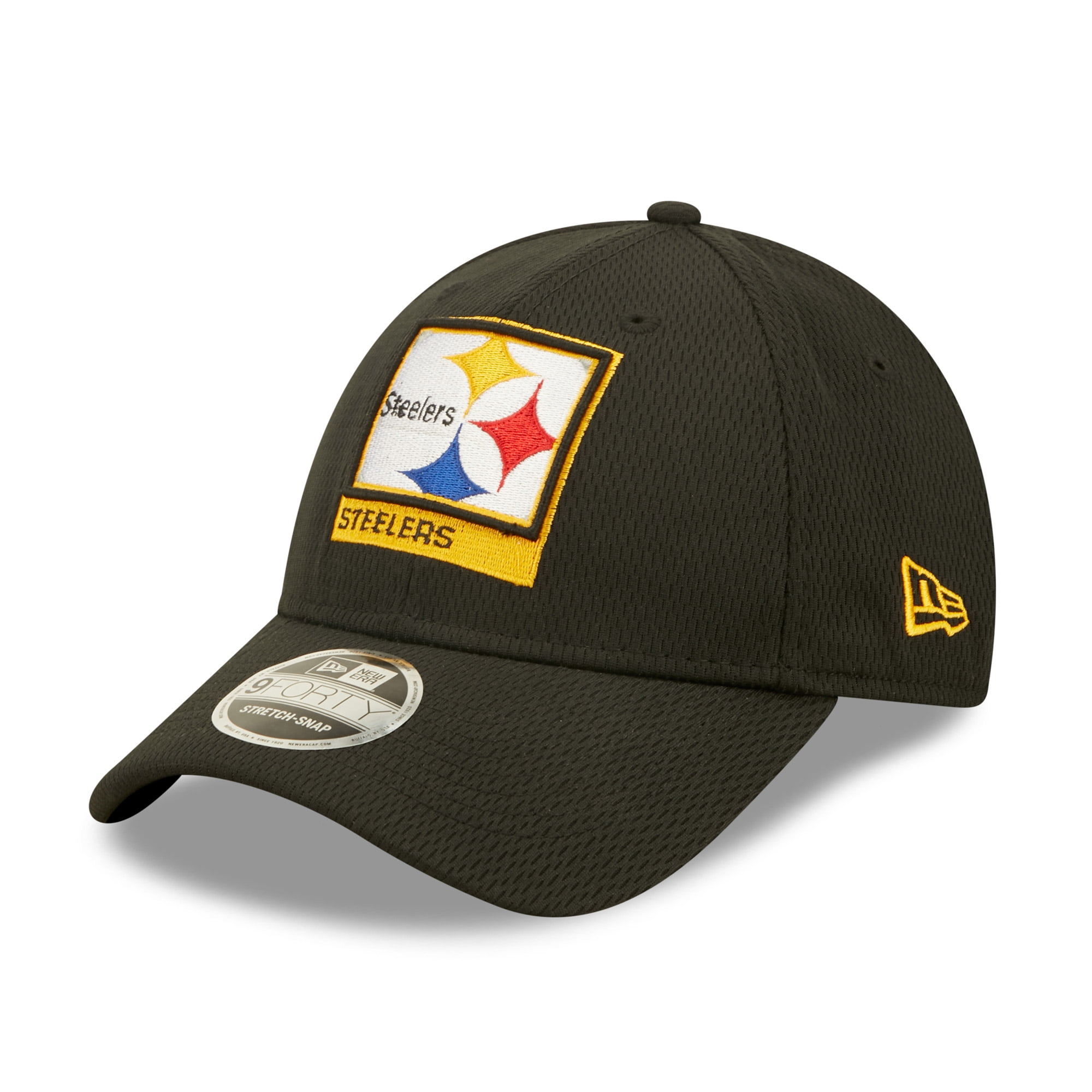 Men's New Era Black Pittsburgh Steelers Framed AF 9FORTY Snapback Hat ...