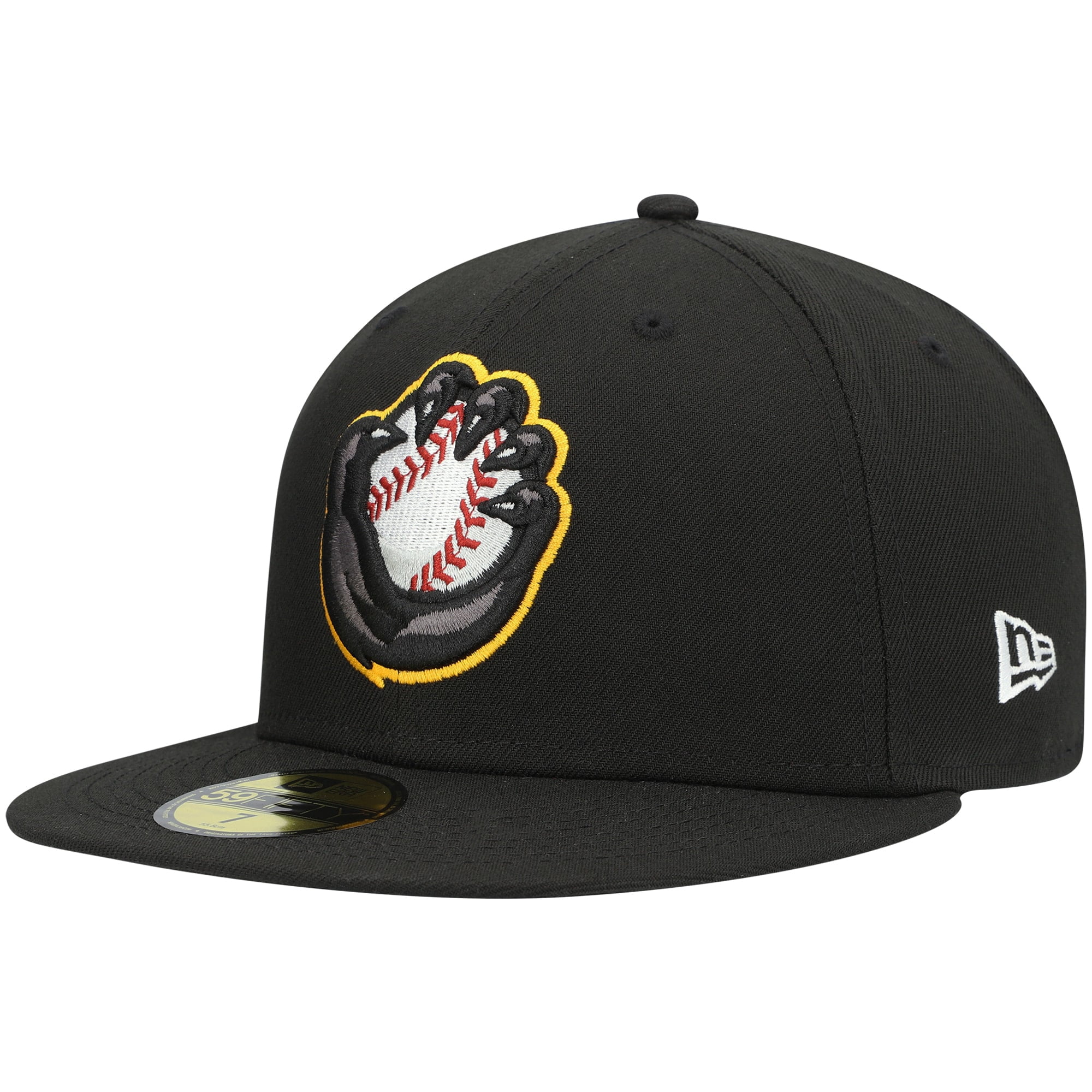 Men's New Era Black Quad Cities River Bandits Authentic Collection Road ...