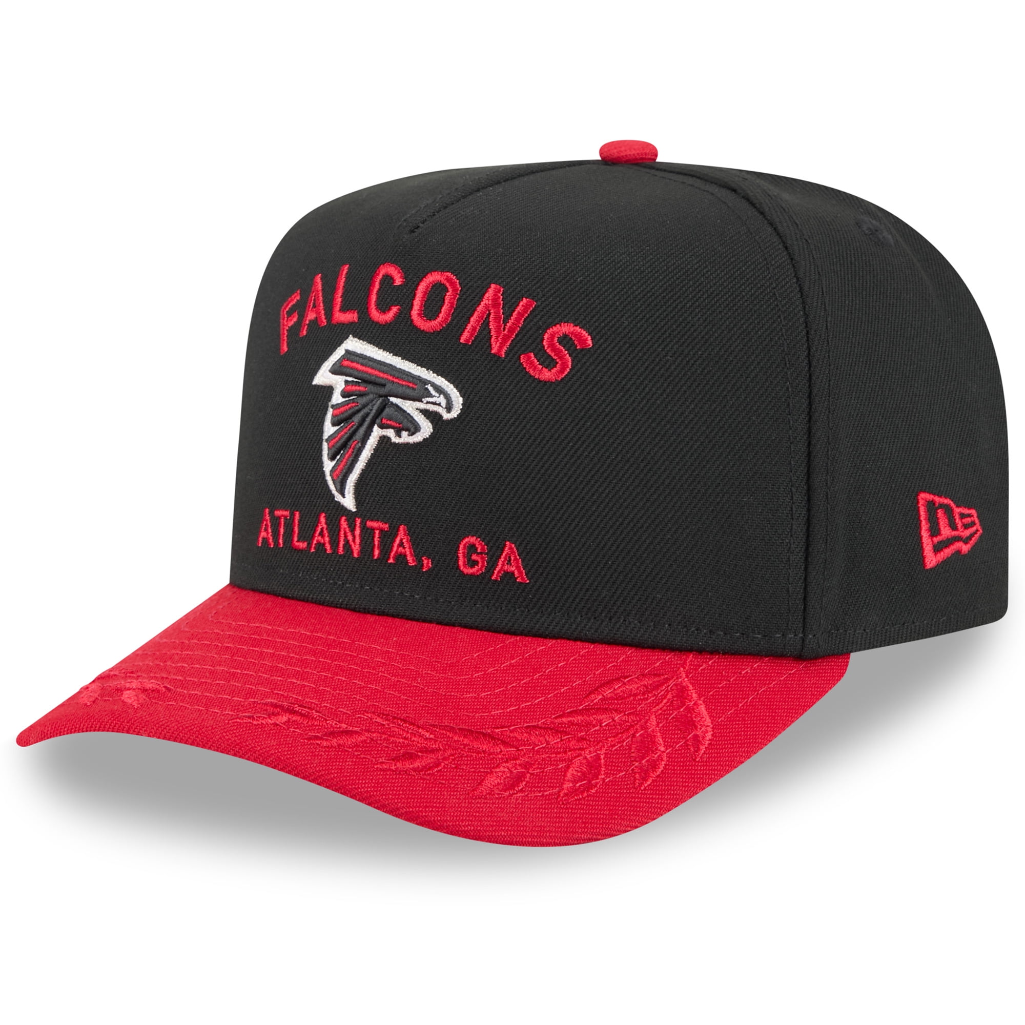 Men's New Era Black/Red Atlanta Falcons 2025 NFL Draft A-Frame 9FIFTY ...
