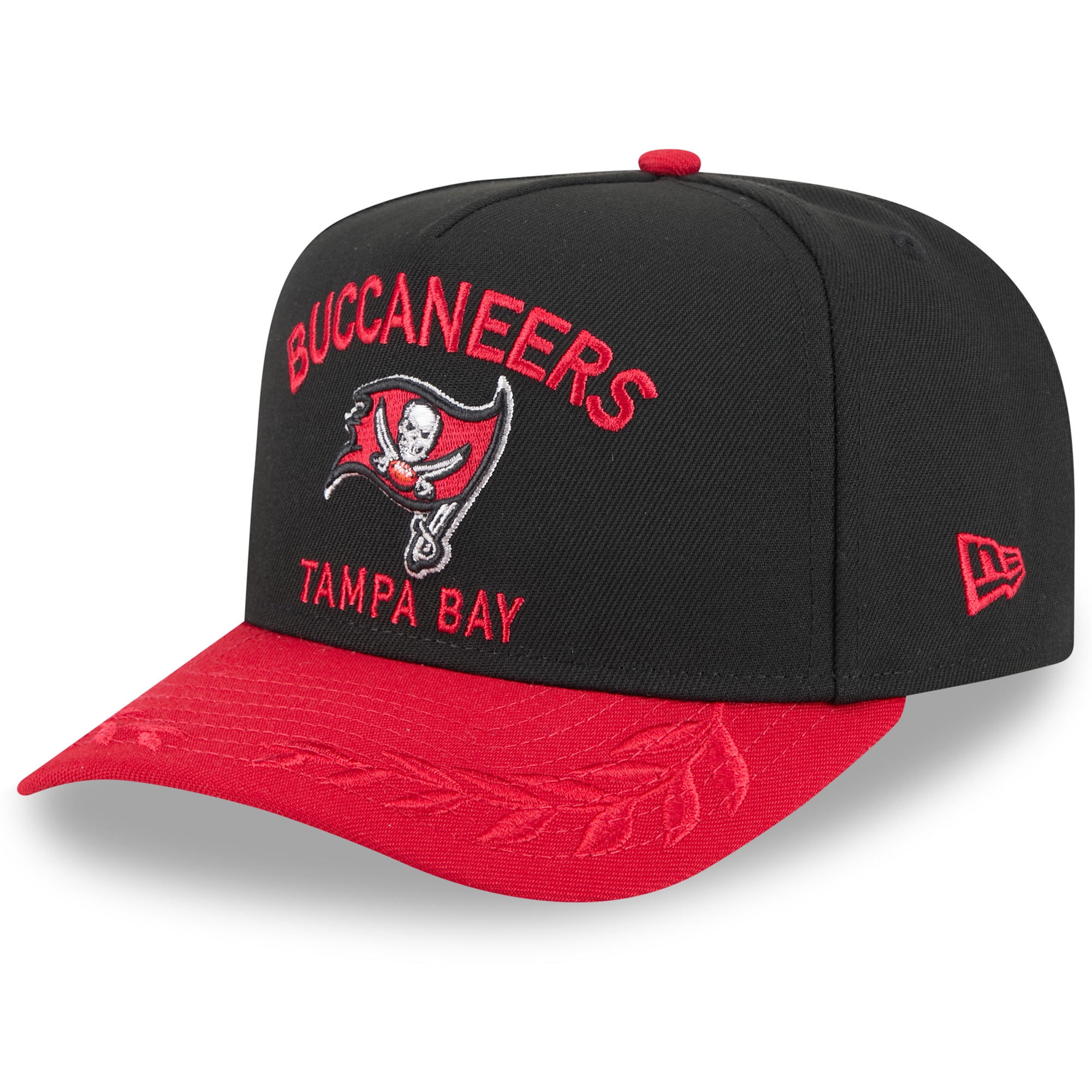 Men's New Era Black/Red Tampa Bay Buccaneers 2025 NFL Draft A-Frame ...