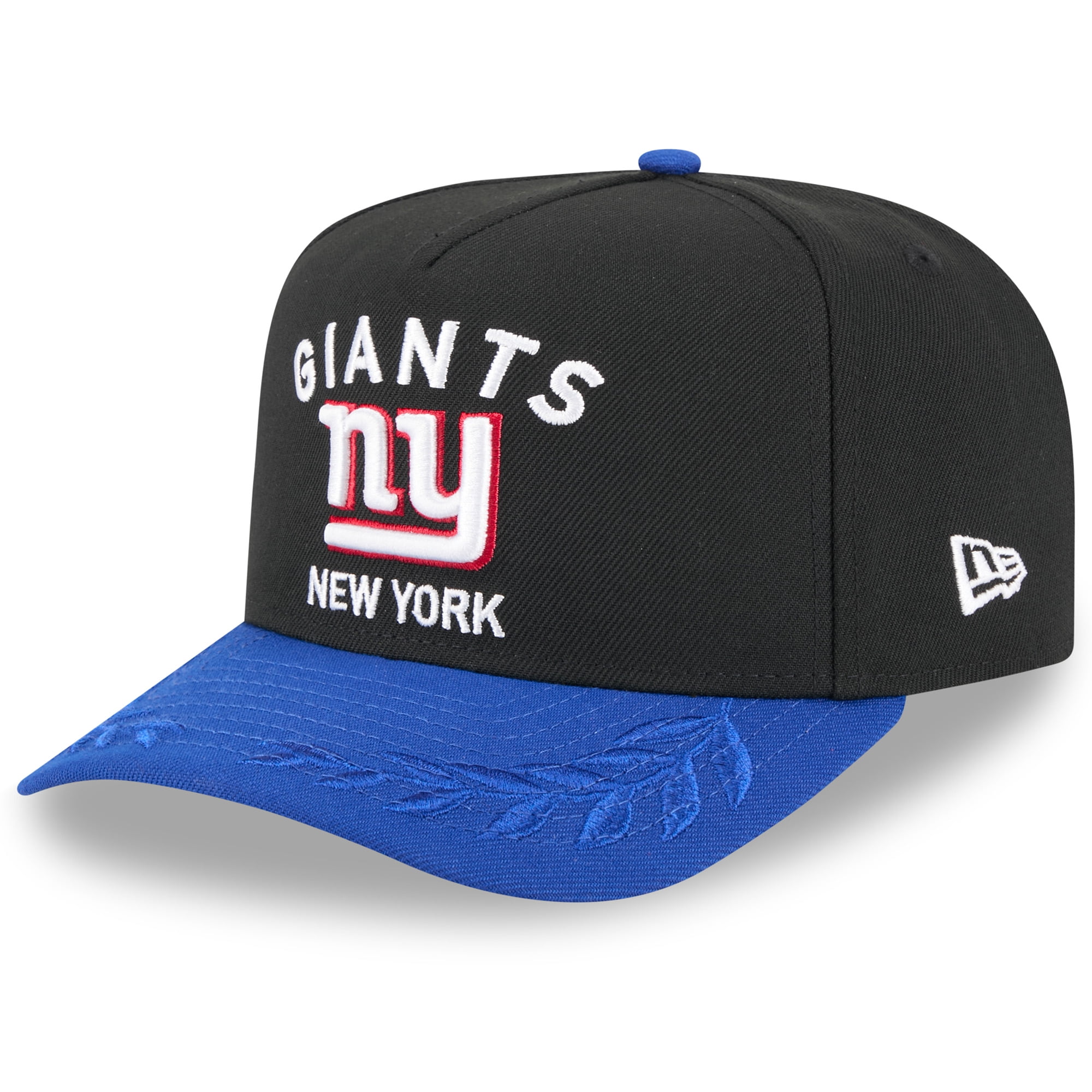 Men's New Era Black/Royal New York Giants 2025 NFL Draft A-Frame 9FIFTY ...
