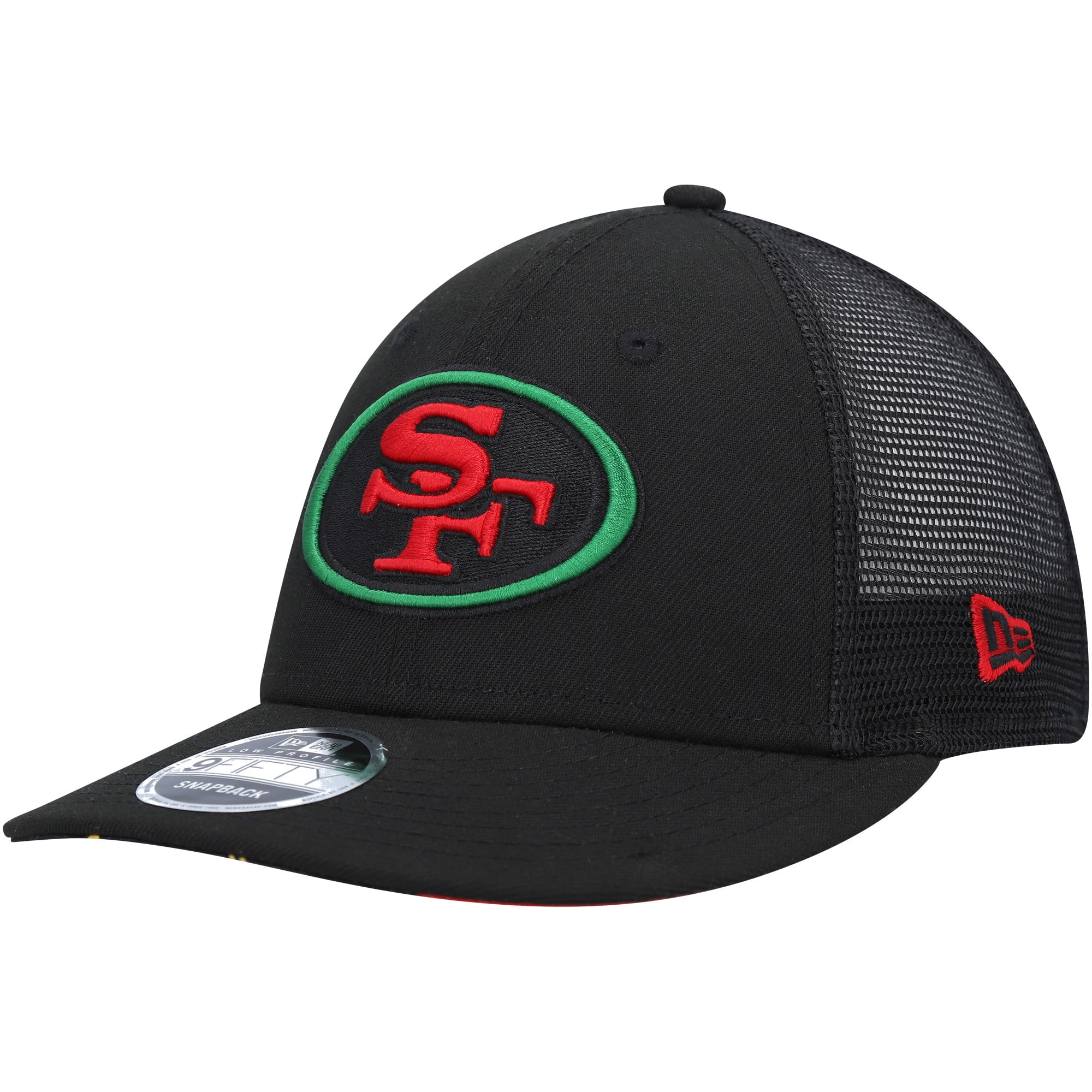 Men's New Era Black San Francisco 49ers Black Excellence Collection ...