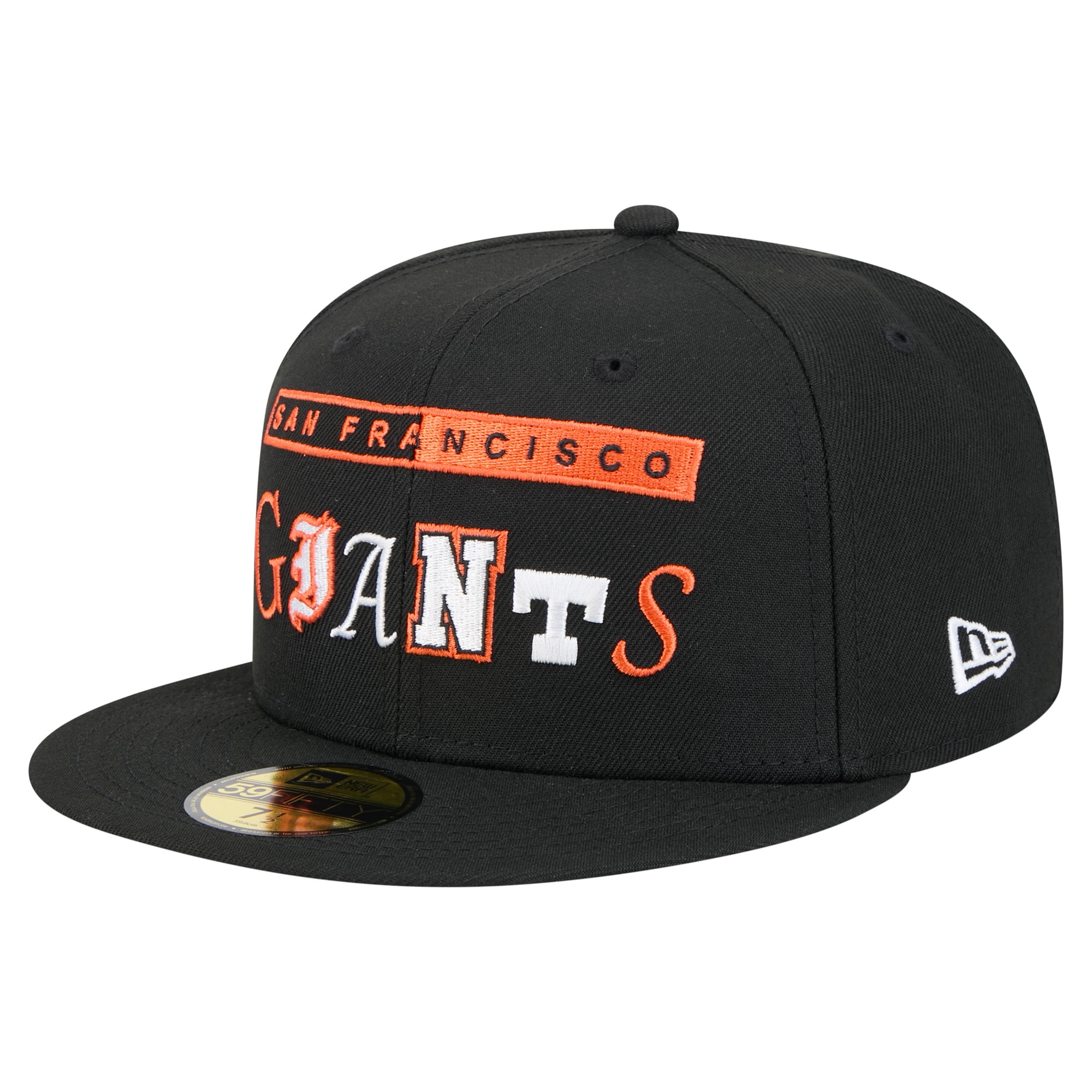 Men's New Era Black San Francisco Giants Ransom 59FIFTY Fitted Hat ...