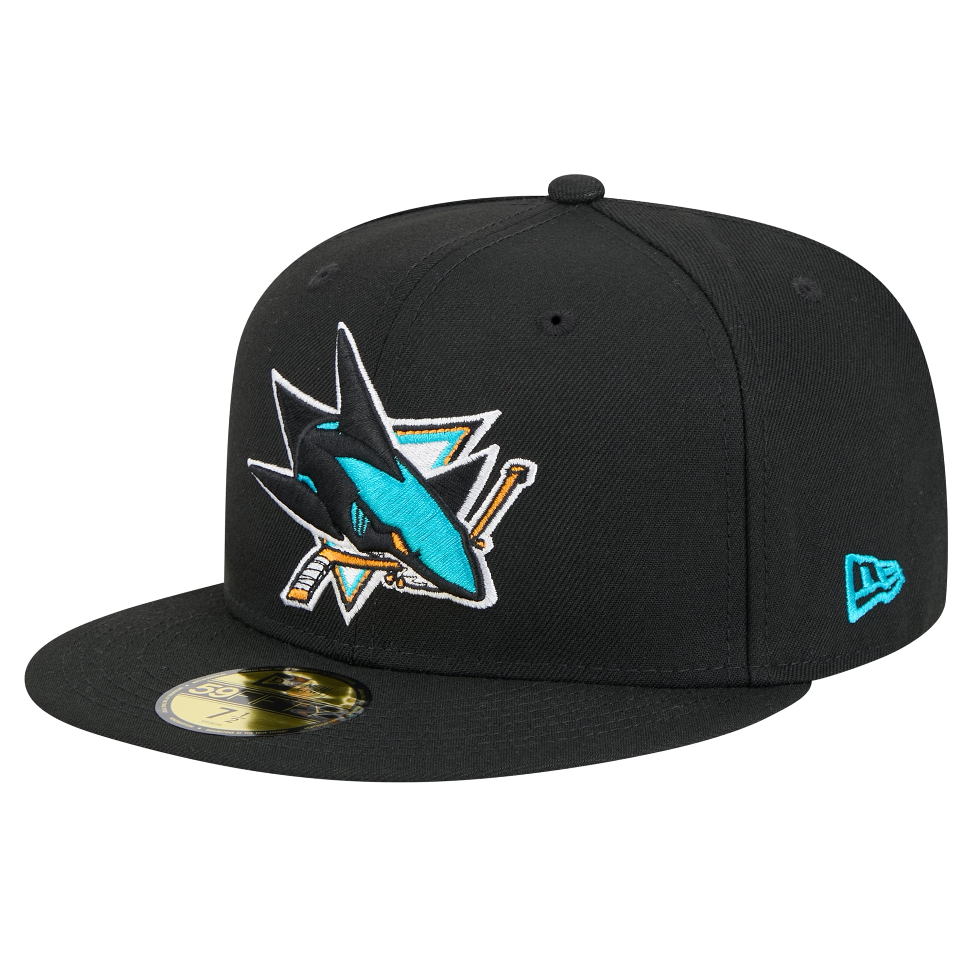Men's New Era Black San Jose Sharks Core 59FIFTY Fitted Hat - Walmart.com