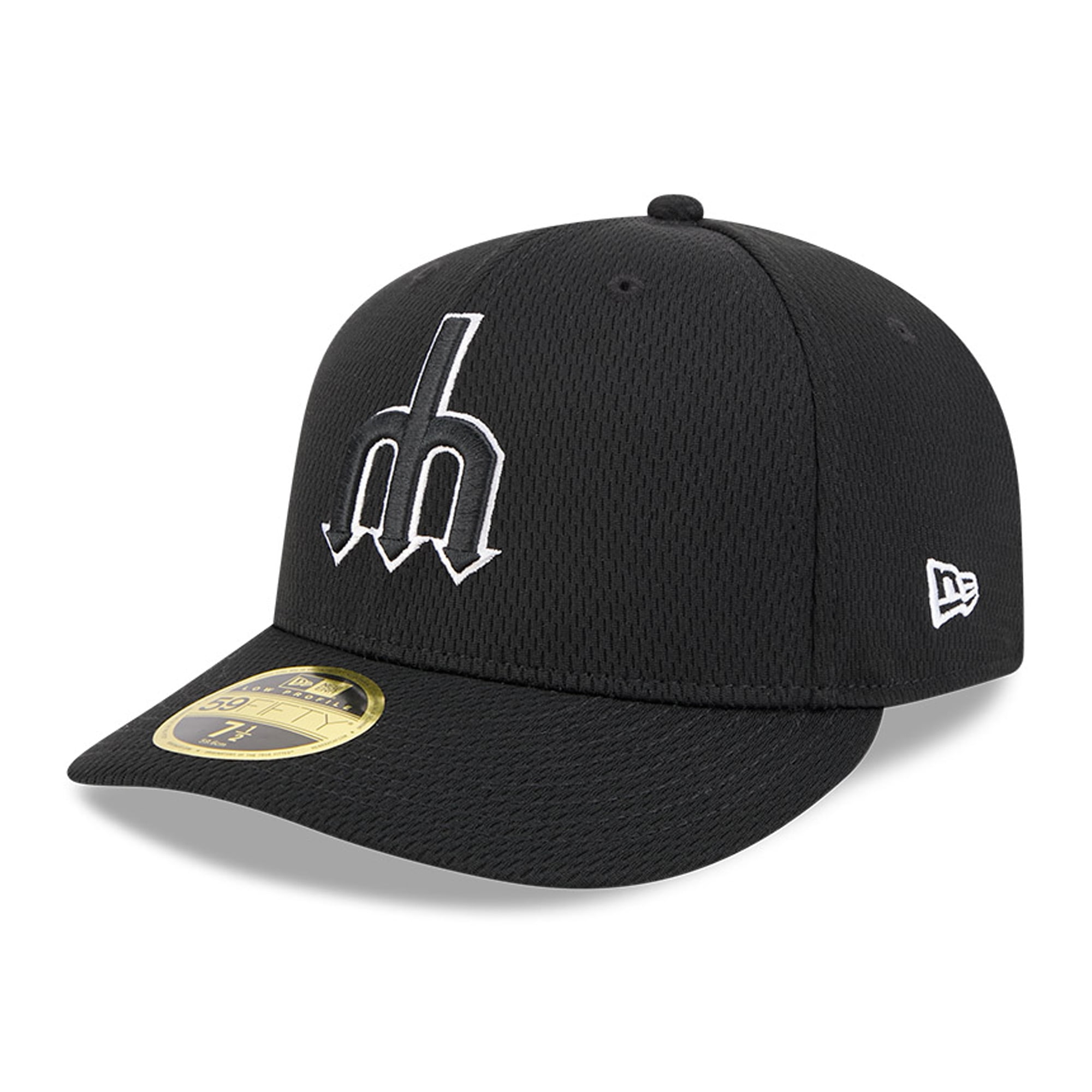 Men's New Era Black Seattle Mariners 2025 MLB Clubhouse Low Profile ...