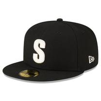 Men's New Era Black Seattle Mariners Low Profile 59FIFTY Fitted Hat ...