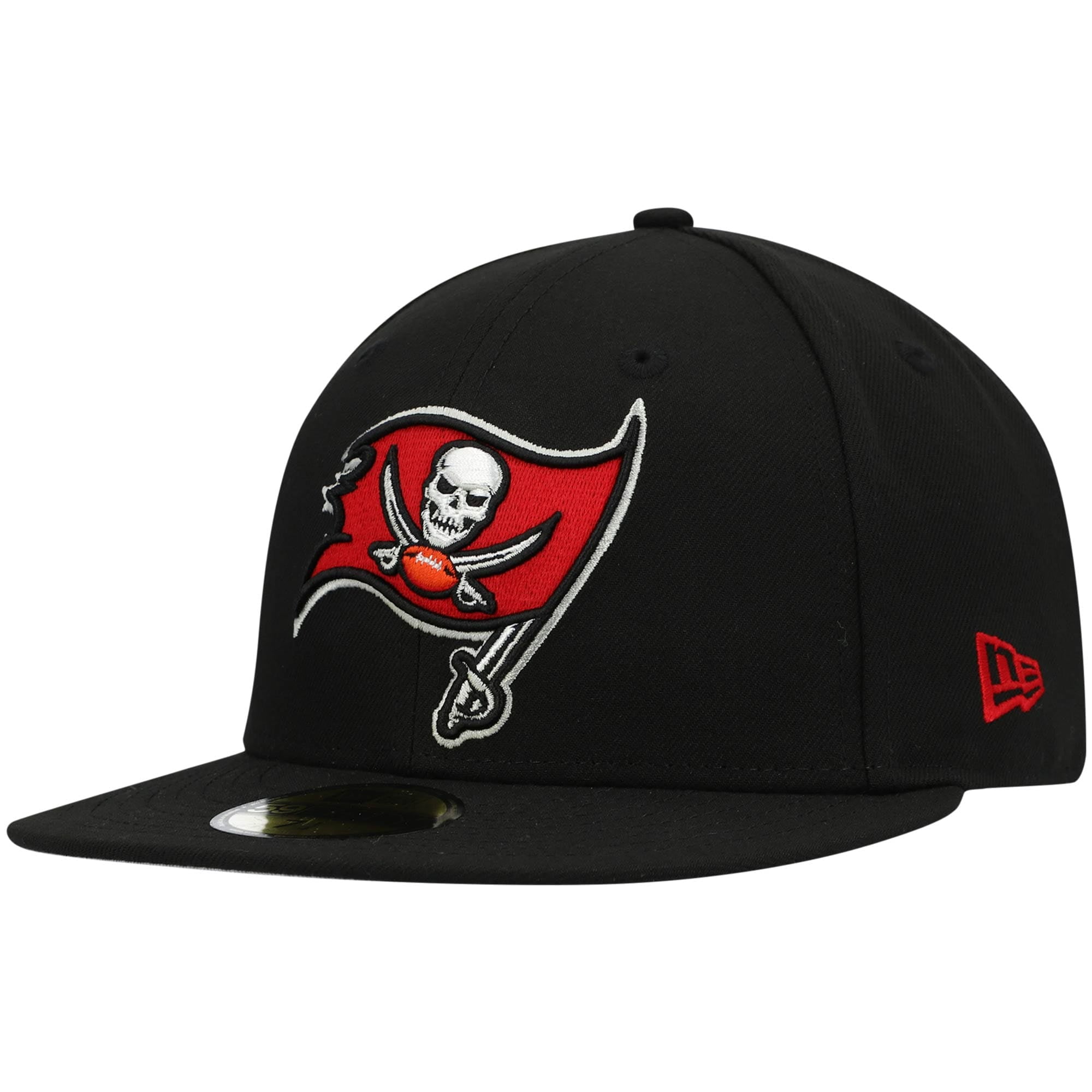Men's New Era Black Tampa Bay Buccaneers Omaha 59FIFTY Fitted Hat ...
