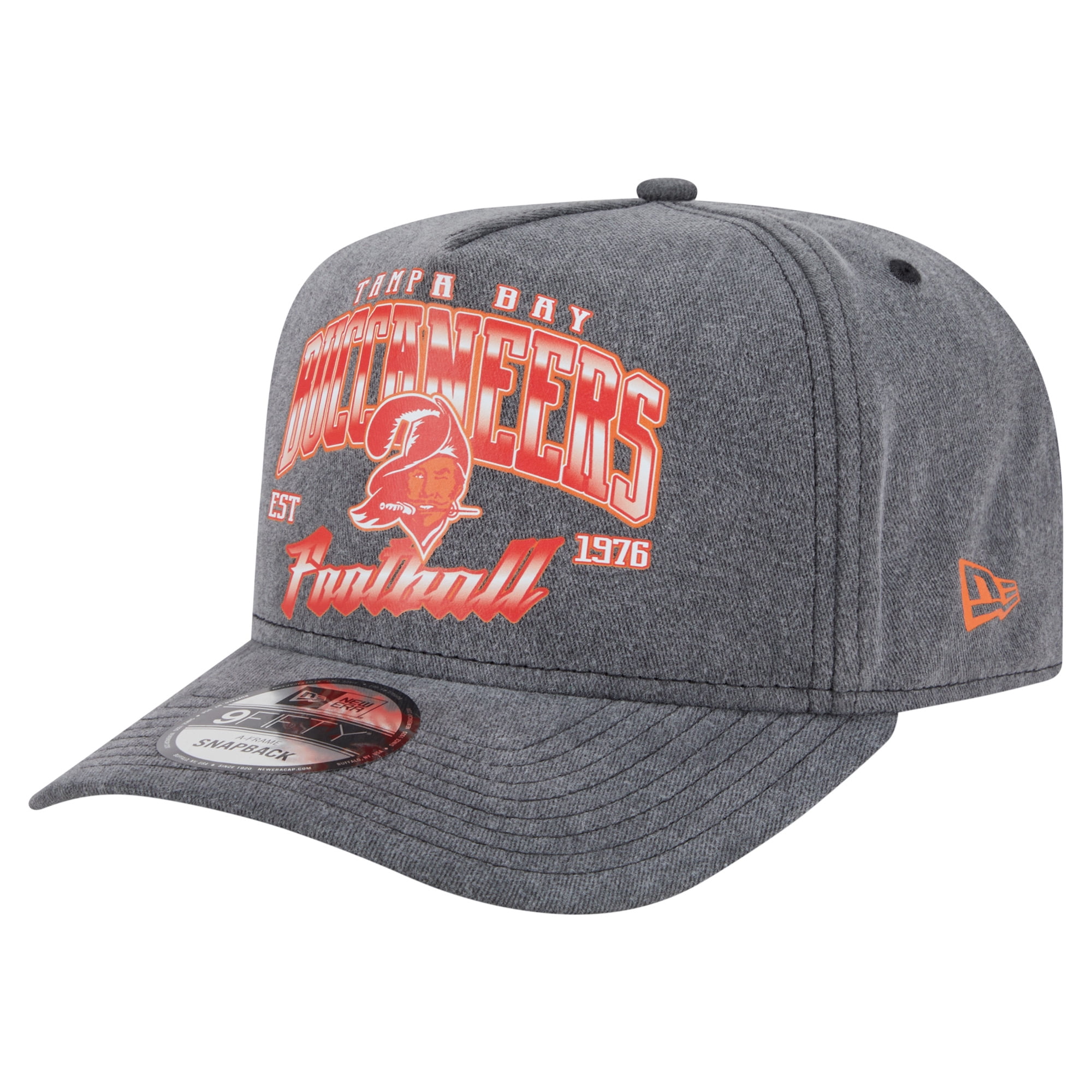 Men's-New Era Black Tampa Bay Buccaneers Throwback Washed A-Frame ...