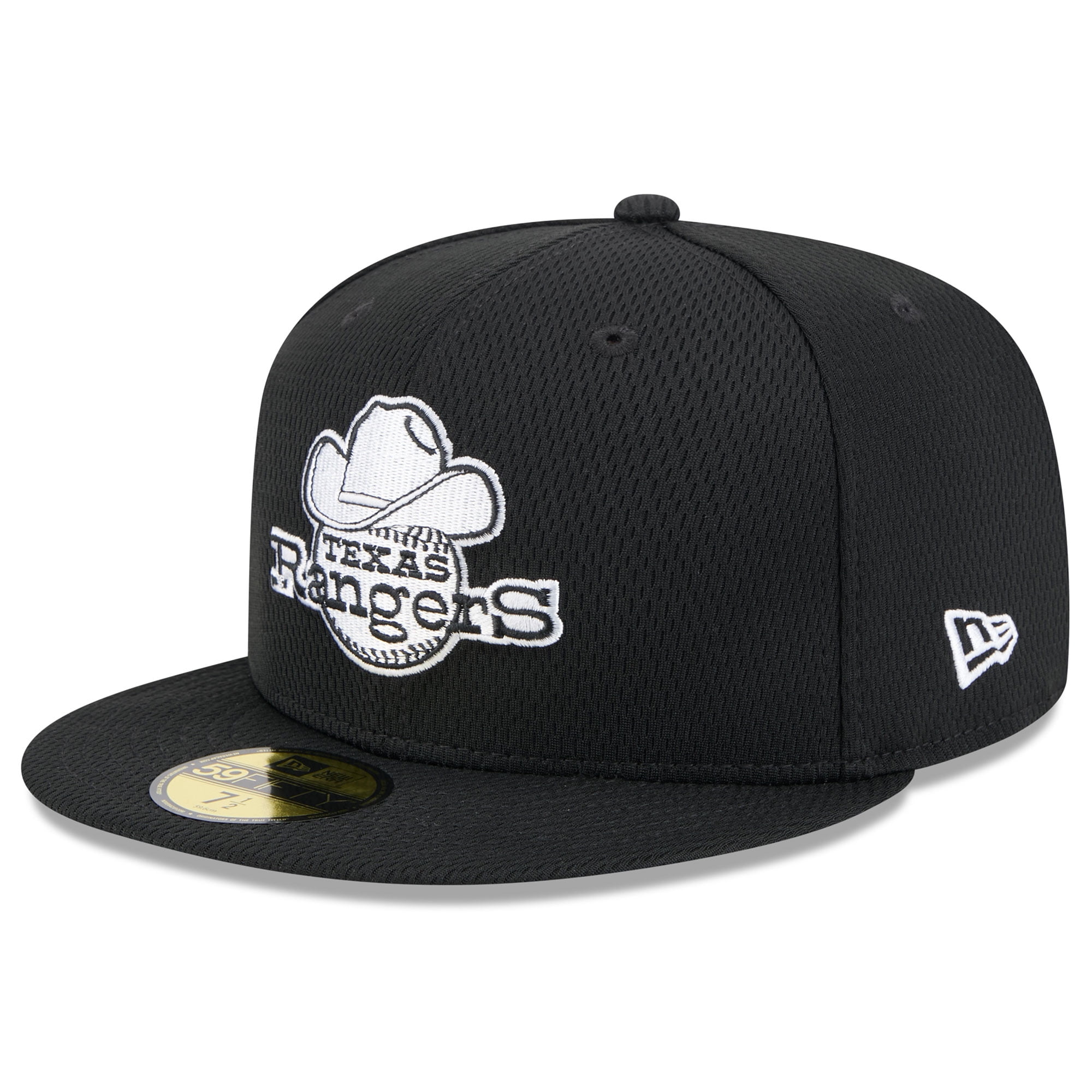 Men's New Era Black Texas Rangers 2025 MLB Clubhouse 59FIFTY Fitted Hat ...