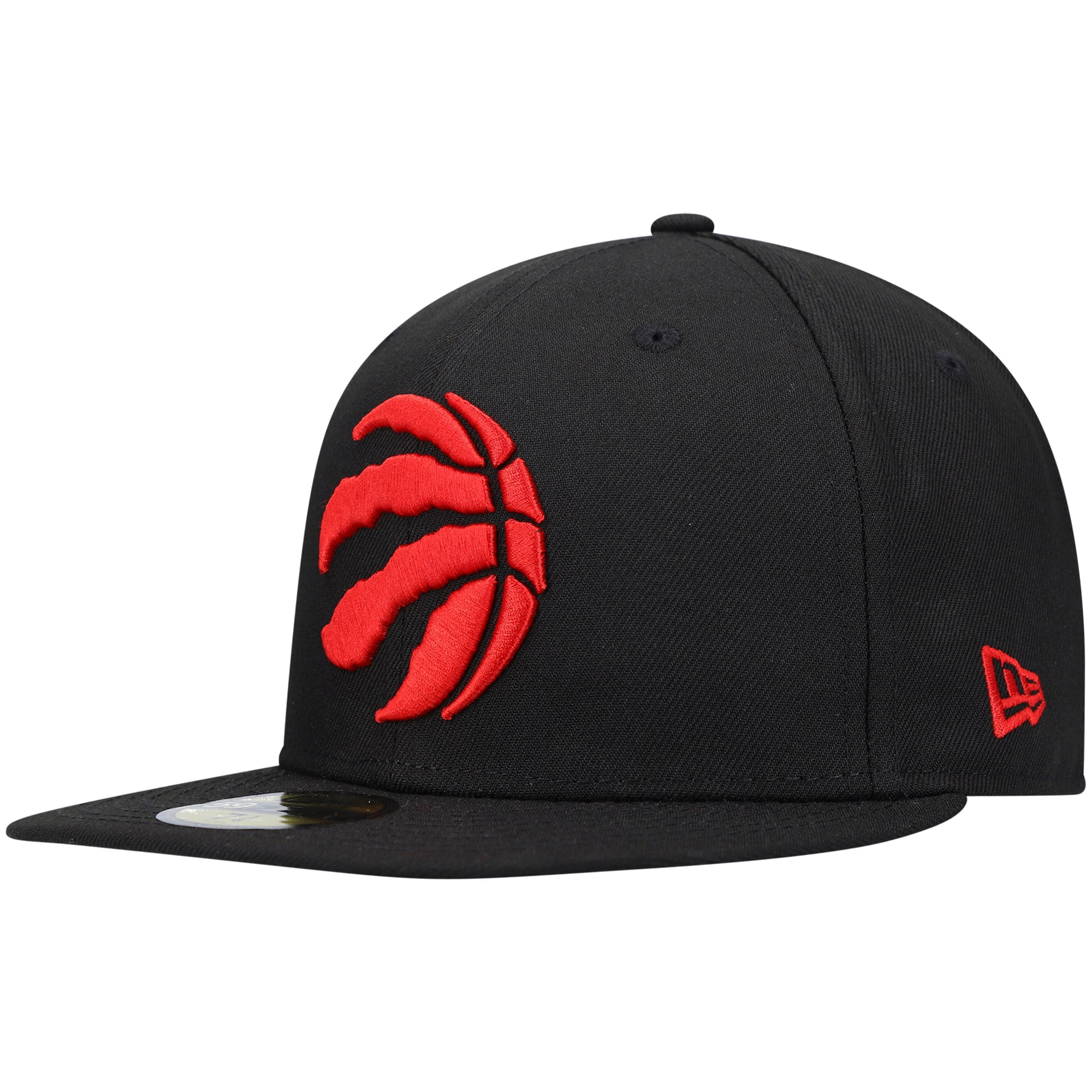 Men's New Era Black Toronto Raptors Logo Official Team Color 59FIFTY ...