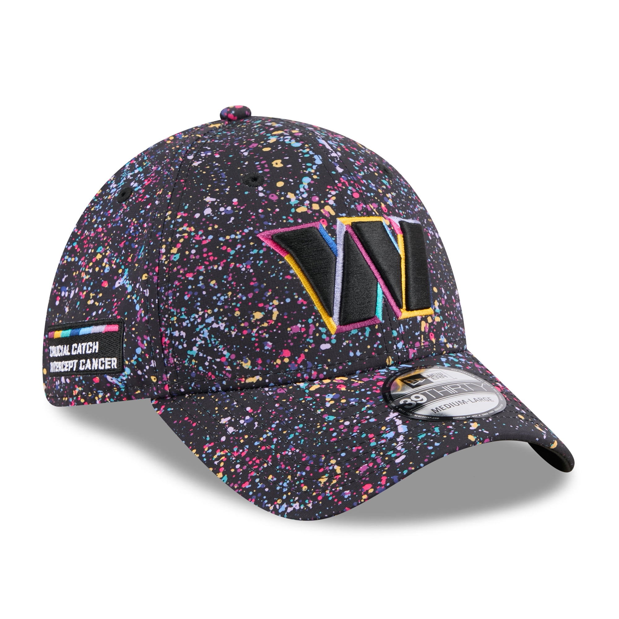 Men's New Era Black Washington Commanders 2025 NFL Crucial Catch ...