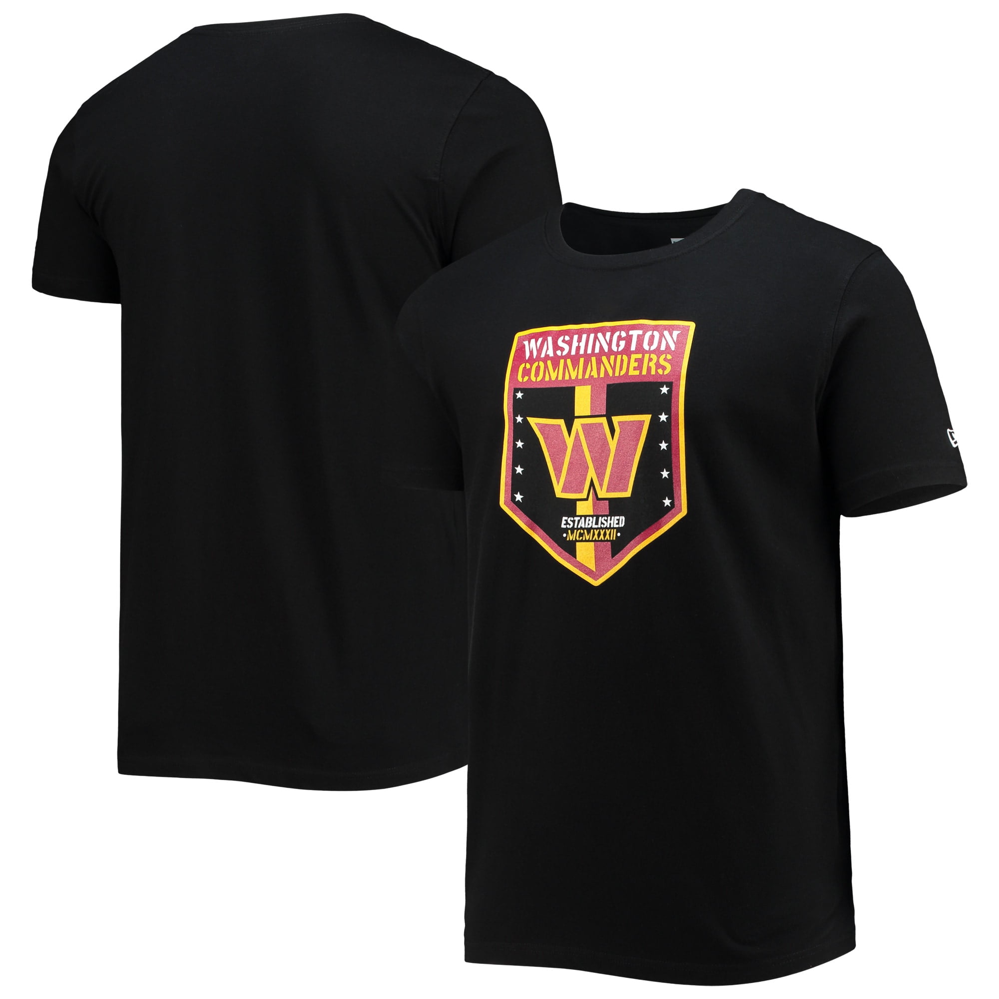 Men's New Era Black Washington Commanders Team T-Shirt - Walmart.com