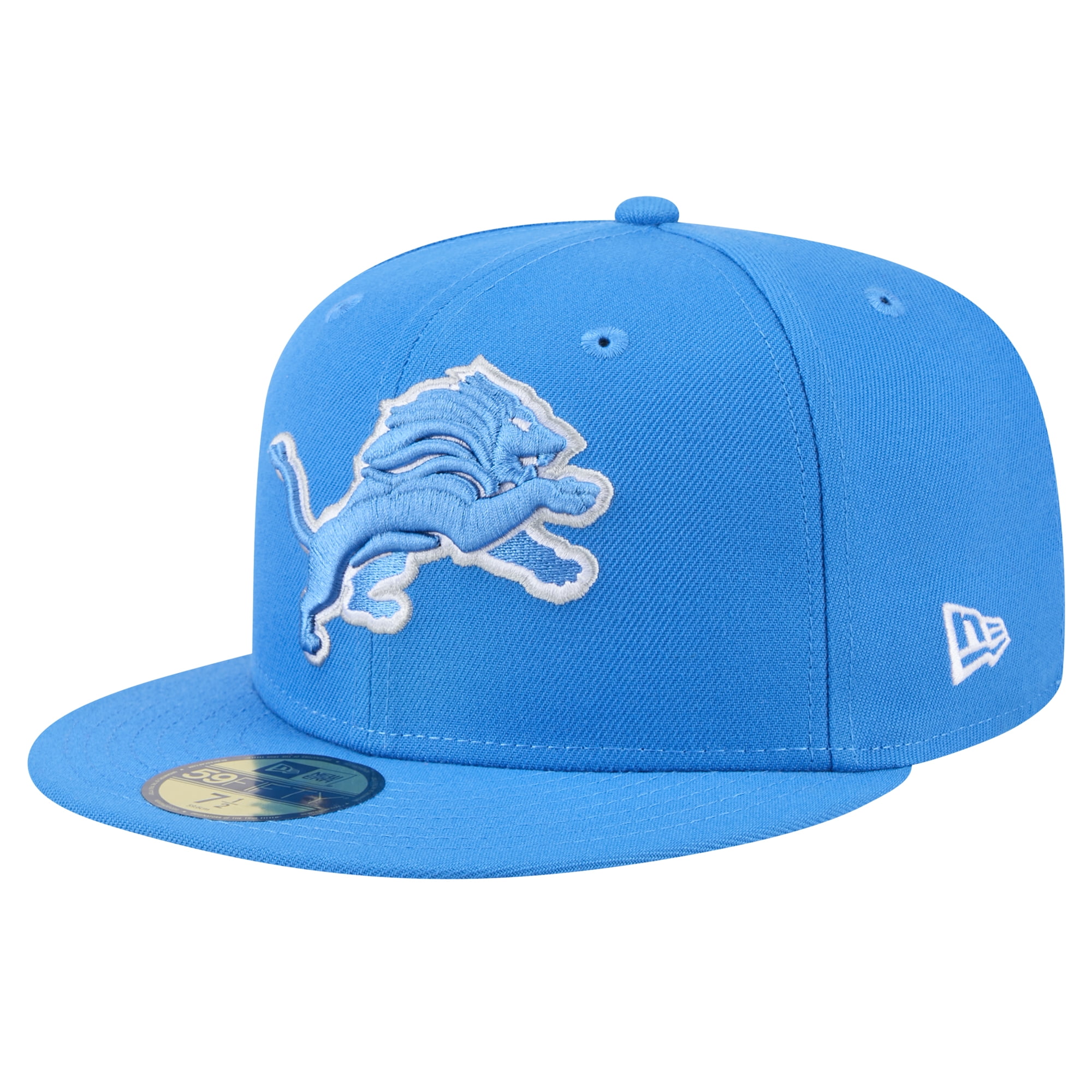 Men's New Era Blue Detroit Lions Main 59FIFTY Fitted Hat - Walmart.com