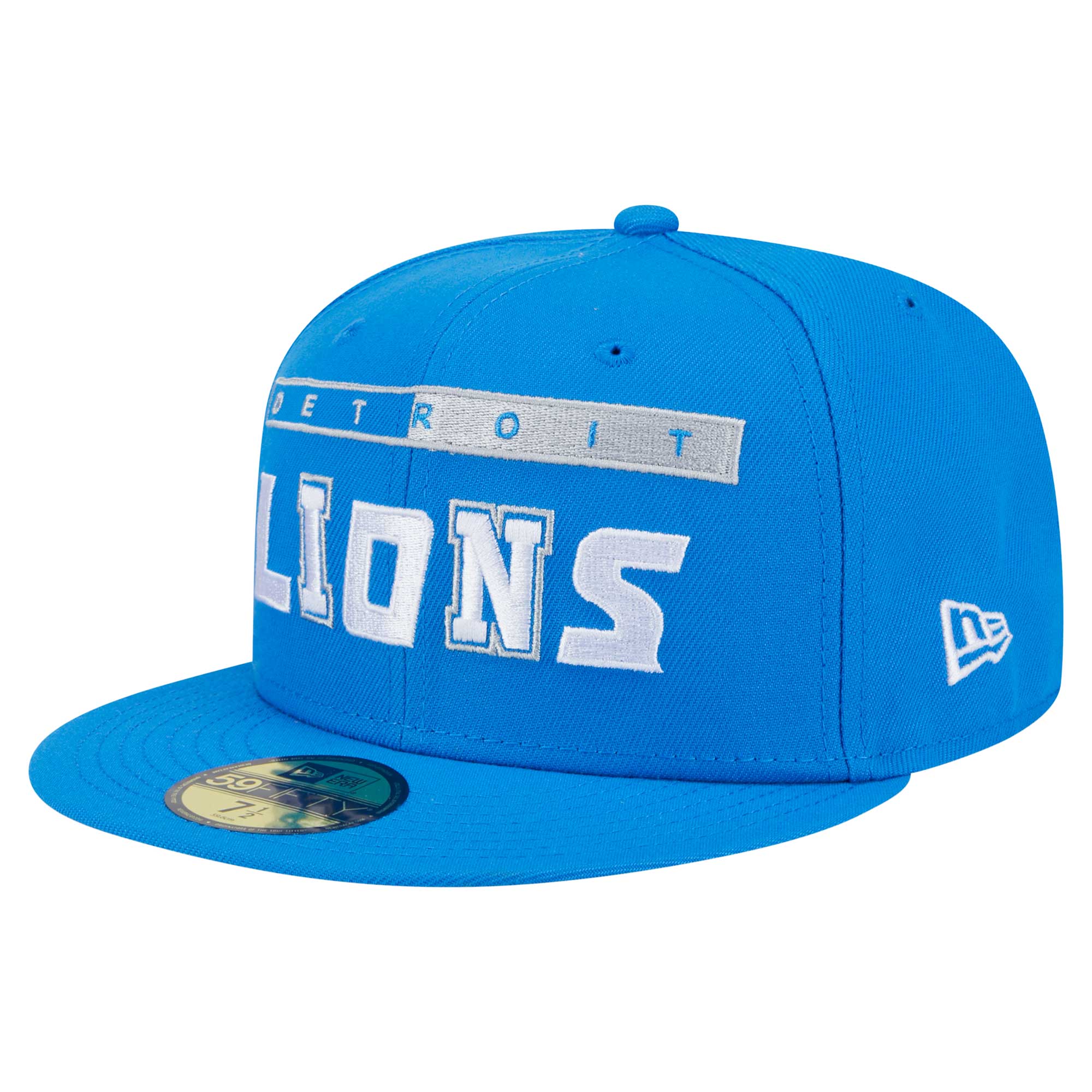 Men's New Era Blue Detroit Lions Ransom 59FIFTY Fitted Hat - Walmart.com