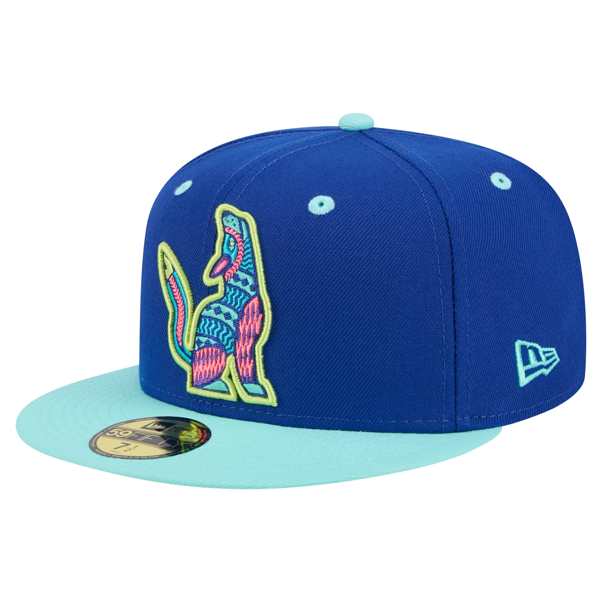Men's New Era Blue Hillsboro Hops Copa de la Diversi-n 59FIFTY Fitted ...