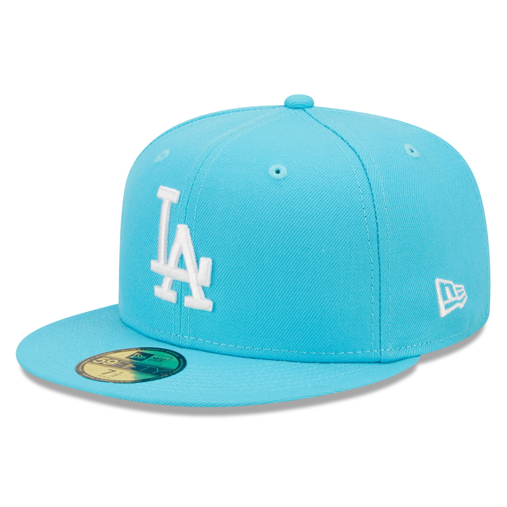 Men's New Era Blue Los Angeles Dodgers Vice Highlighter Logo 59FIFTY ...