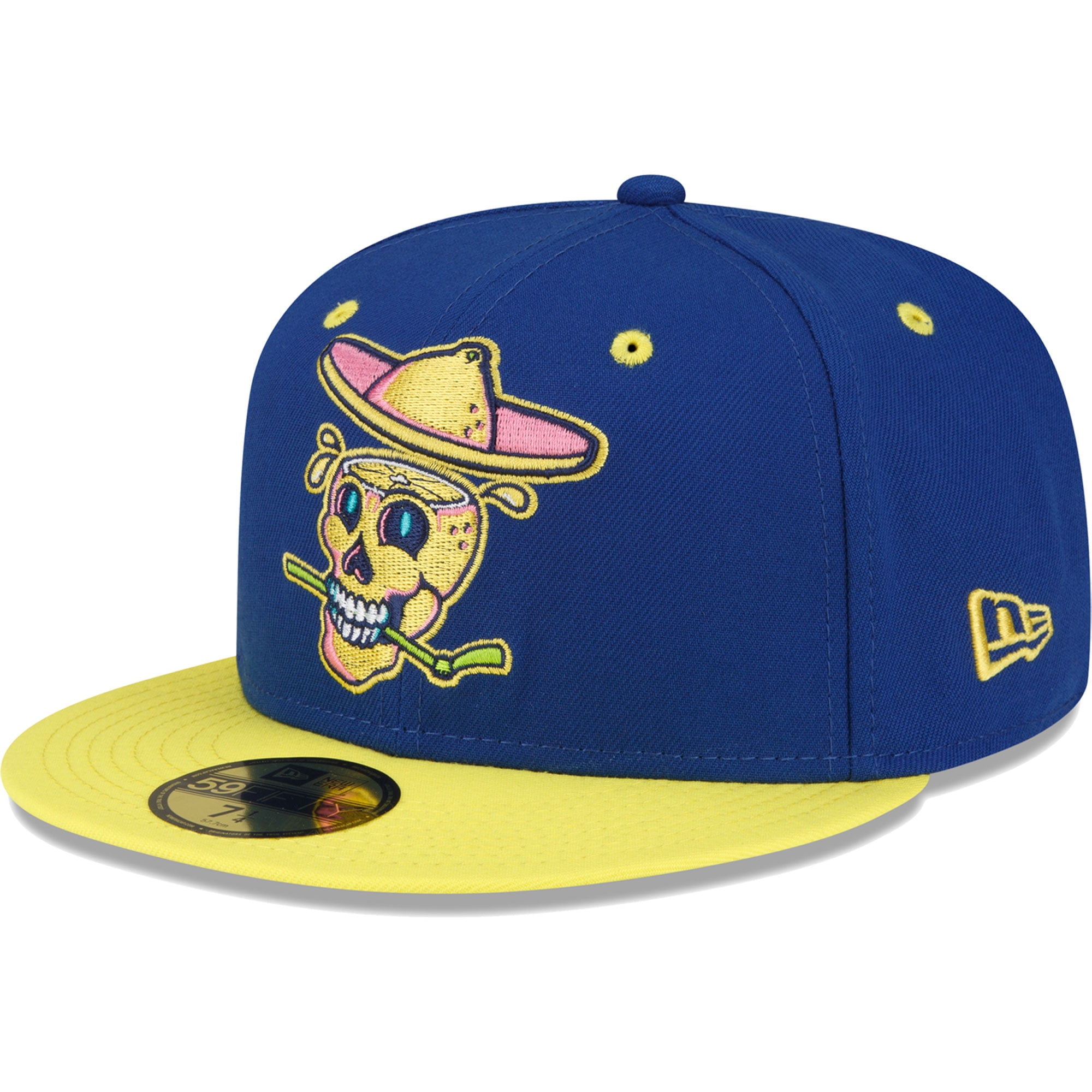 Men's New Era Blue Lynchburg Hillcats Copa De La Diversion 59FIFTY ...