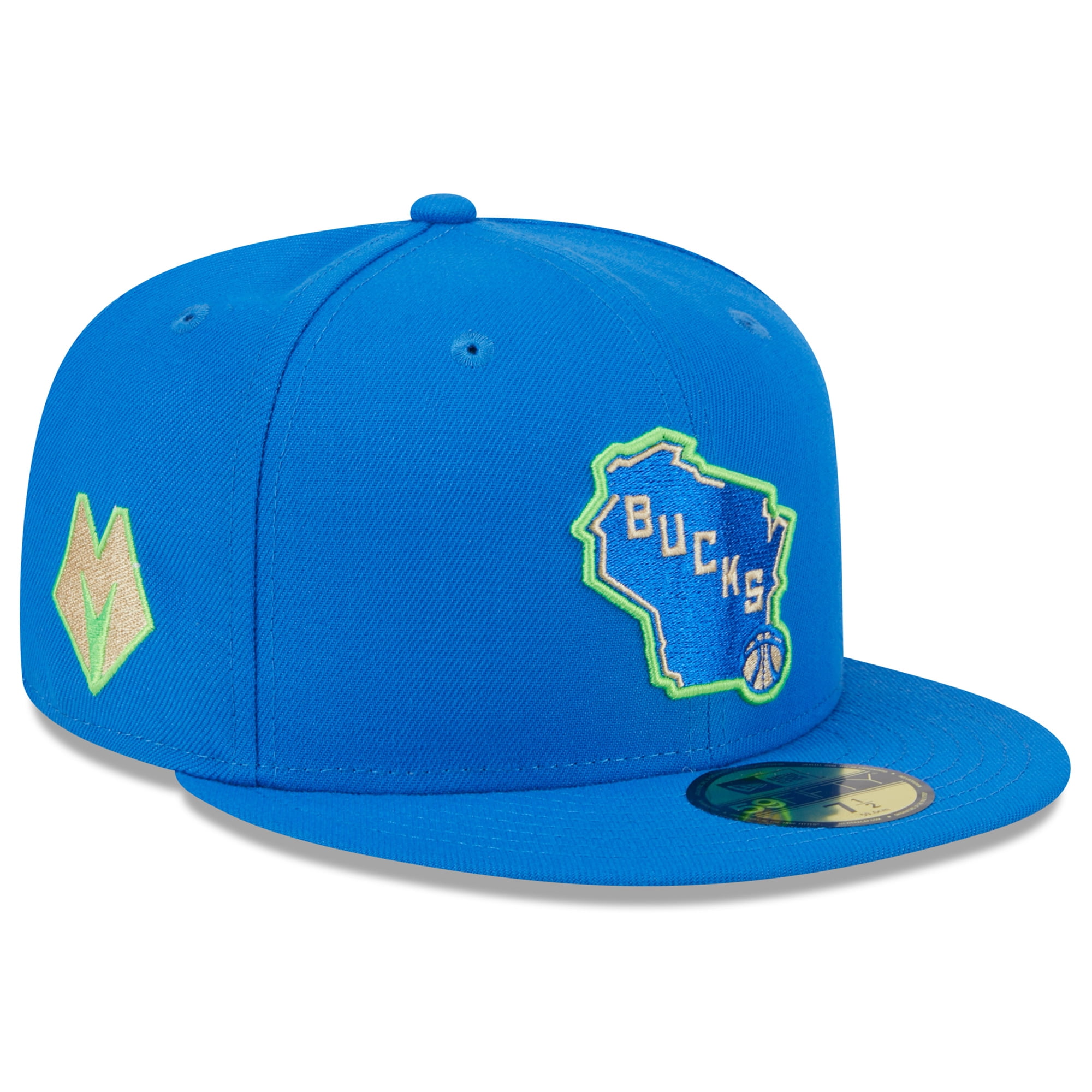 Men's New Era Blue Milwaukee Bucks 2023/24 City Edition Alternate ...