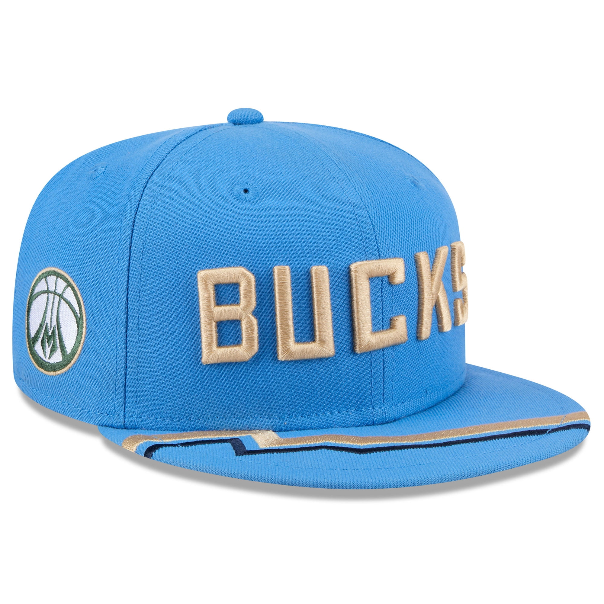 Men's New Era Blue Milwaukee Bucks 2024/25 City Edition 59FIFTY Fitted ...